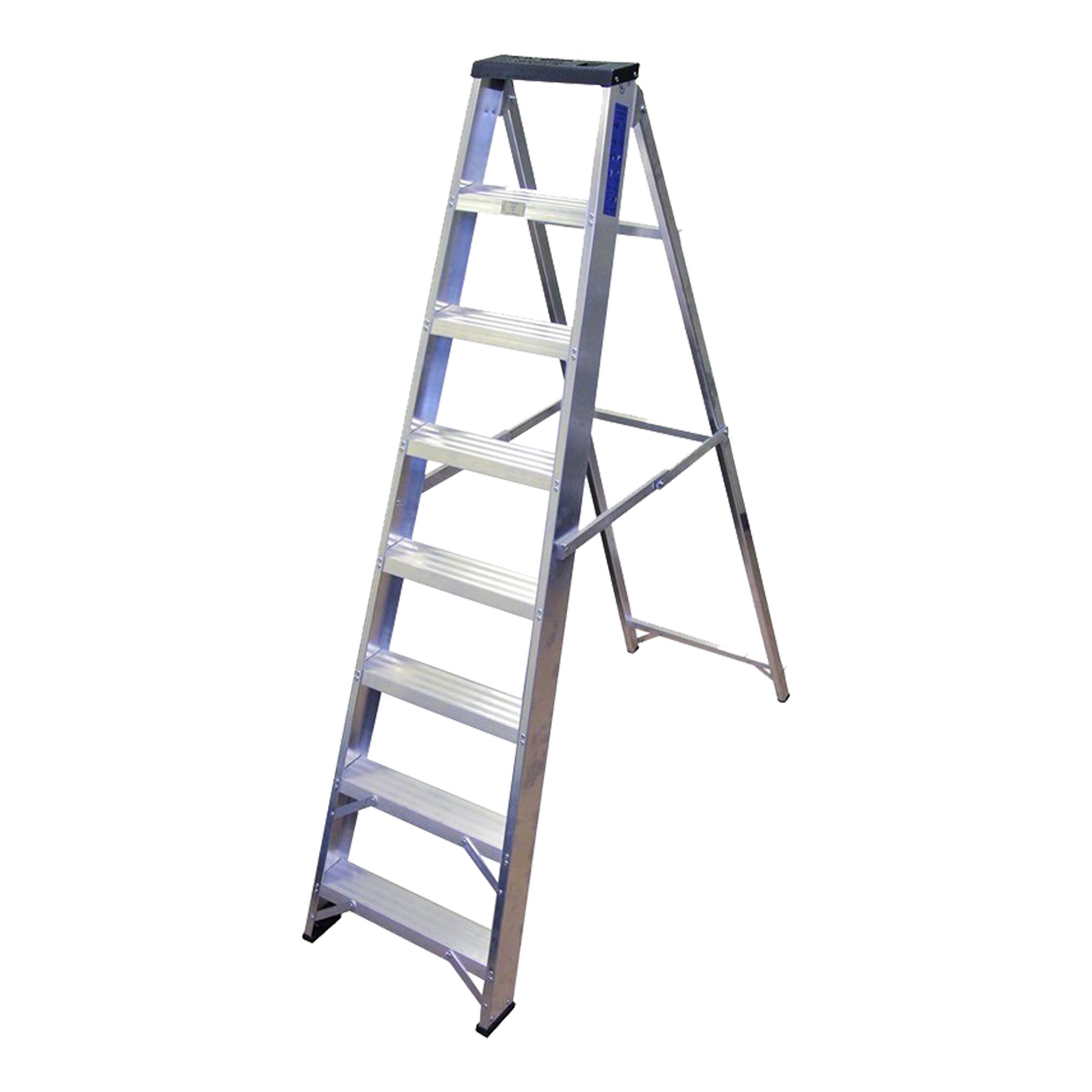8 tread Aluminium Step Ladder 1.68m - Week hire | DIY at B&Q
