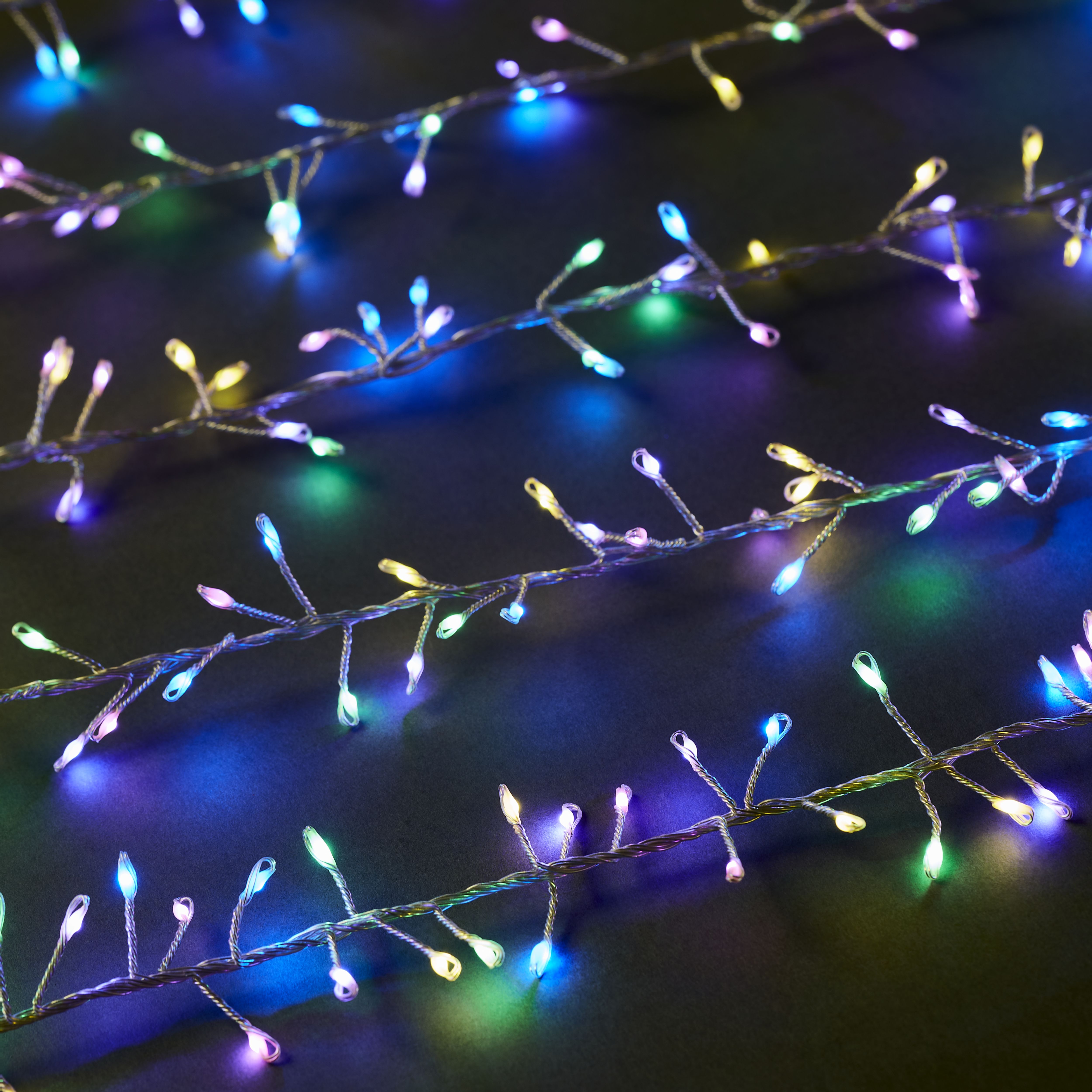 800 Rainbow LED With timer function Cluster string light with 19.96m ...