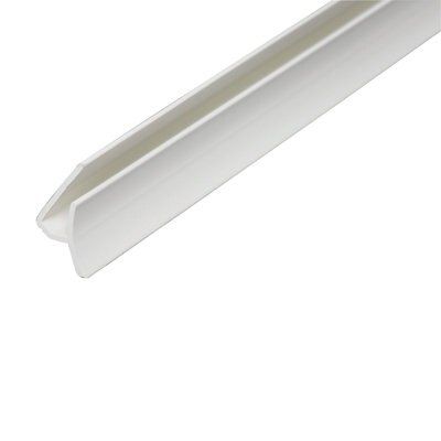 8IN WHITE CAPPING STRIP | DIY at B&Q