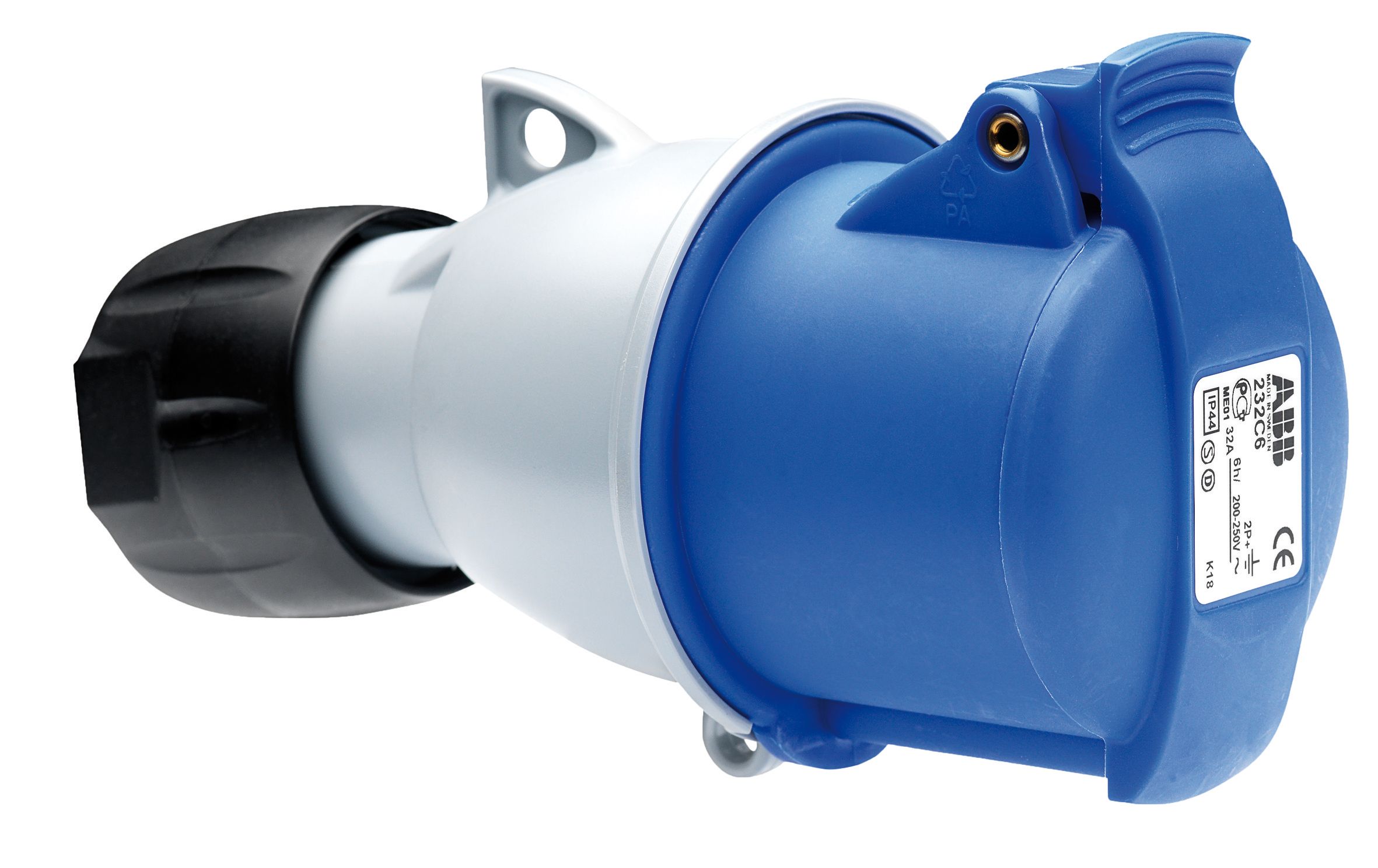 ABB 32A Blue Plug connector