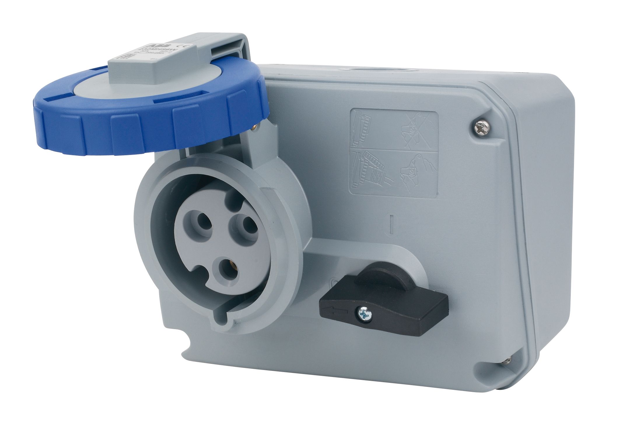 ABB 32A Blue Switched Socket | DIY at B&Q