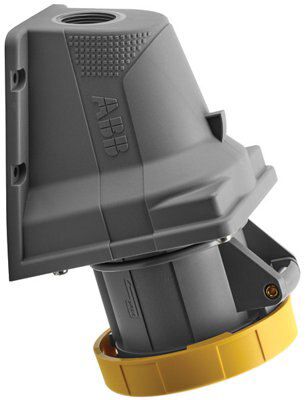 ABB 32A Yellow Site surface socket