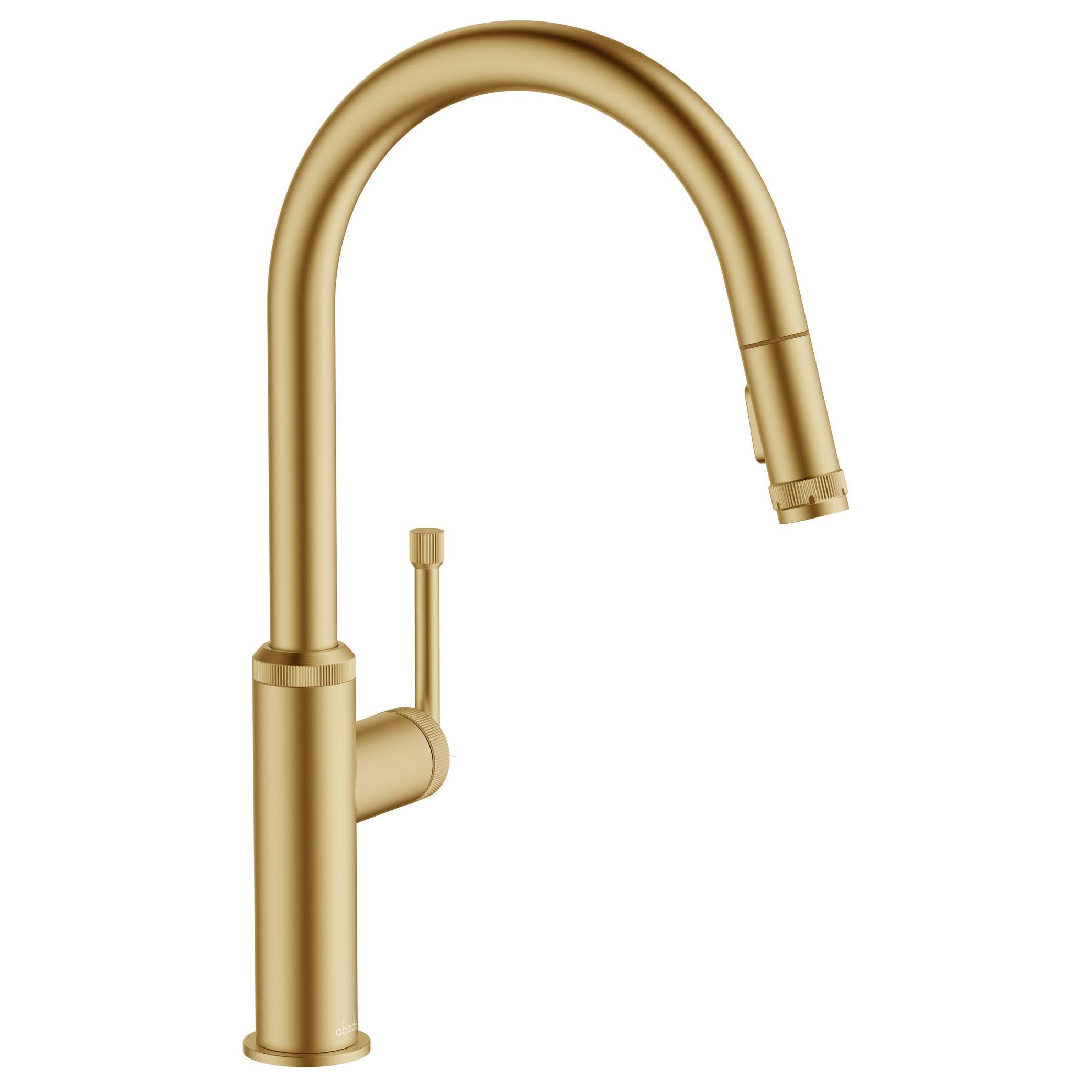 Abode Industrial Brass effect Kitchen Side lever pull out Tap