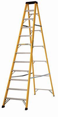 Abru 12 tread Fibreglass Step Ladder