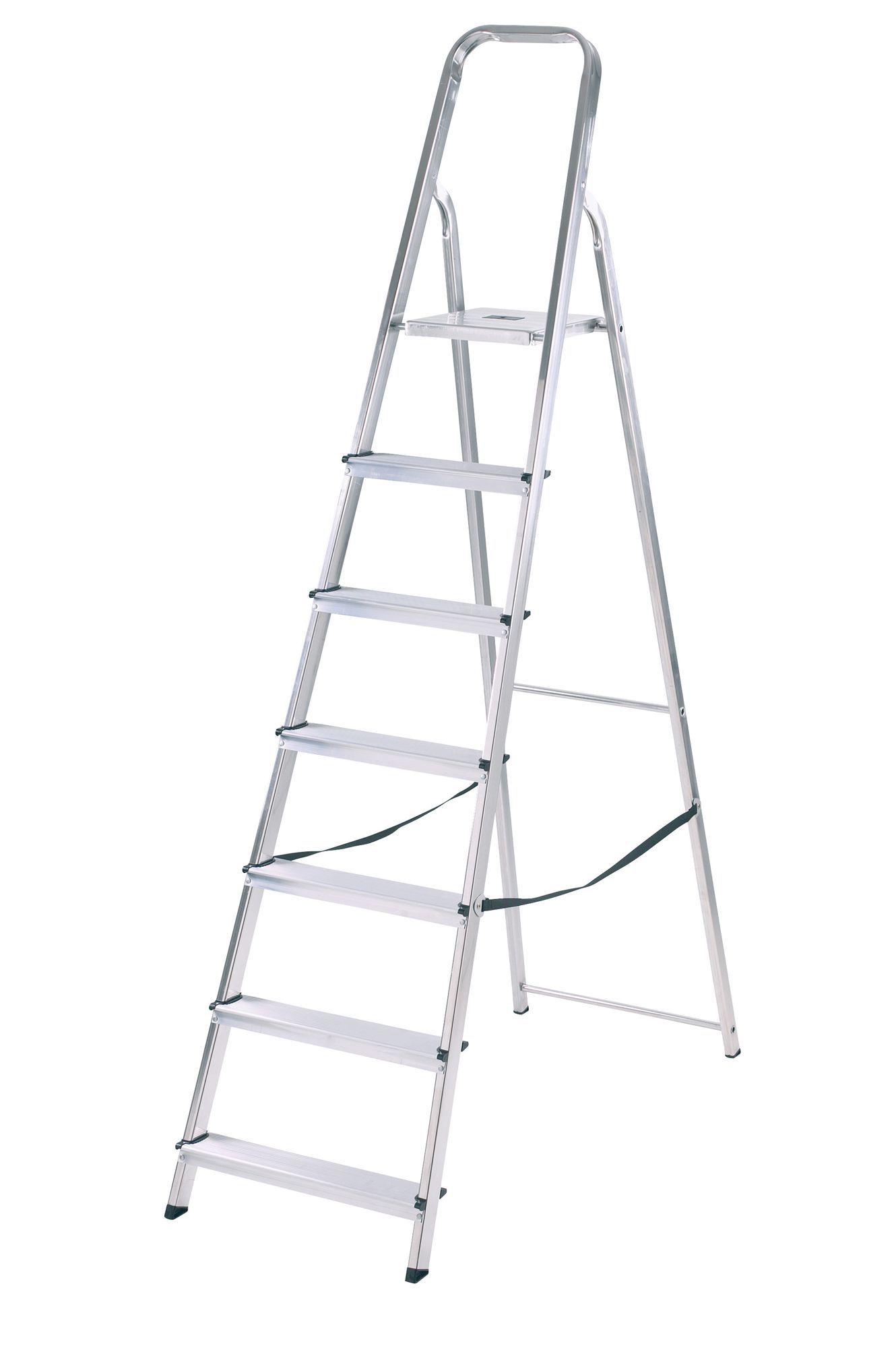 Abru 7 tread Aluminium Step ladder, 2.12m | DIY at B&Q