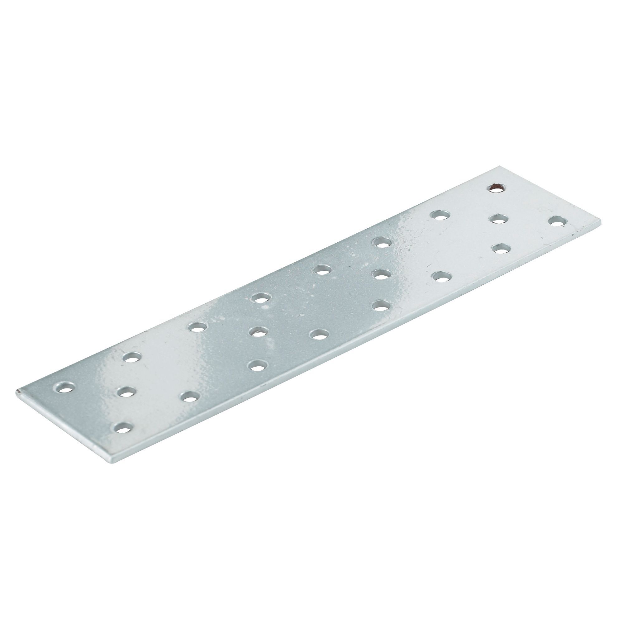 Abru Steel Perforated plate (L)160mm (W)40mm (T)2mm | DIY at B&Q