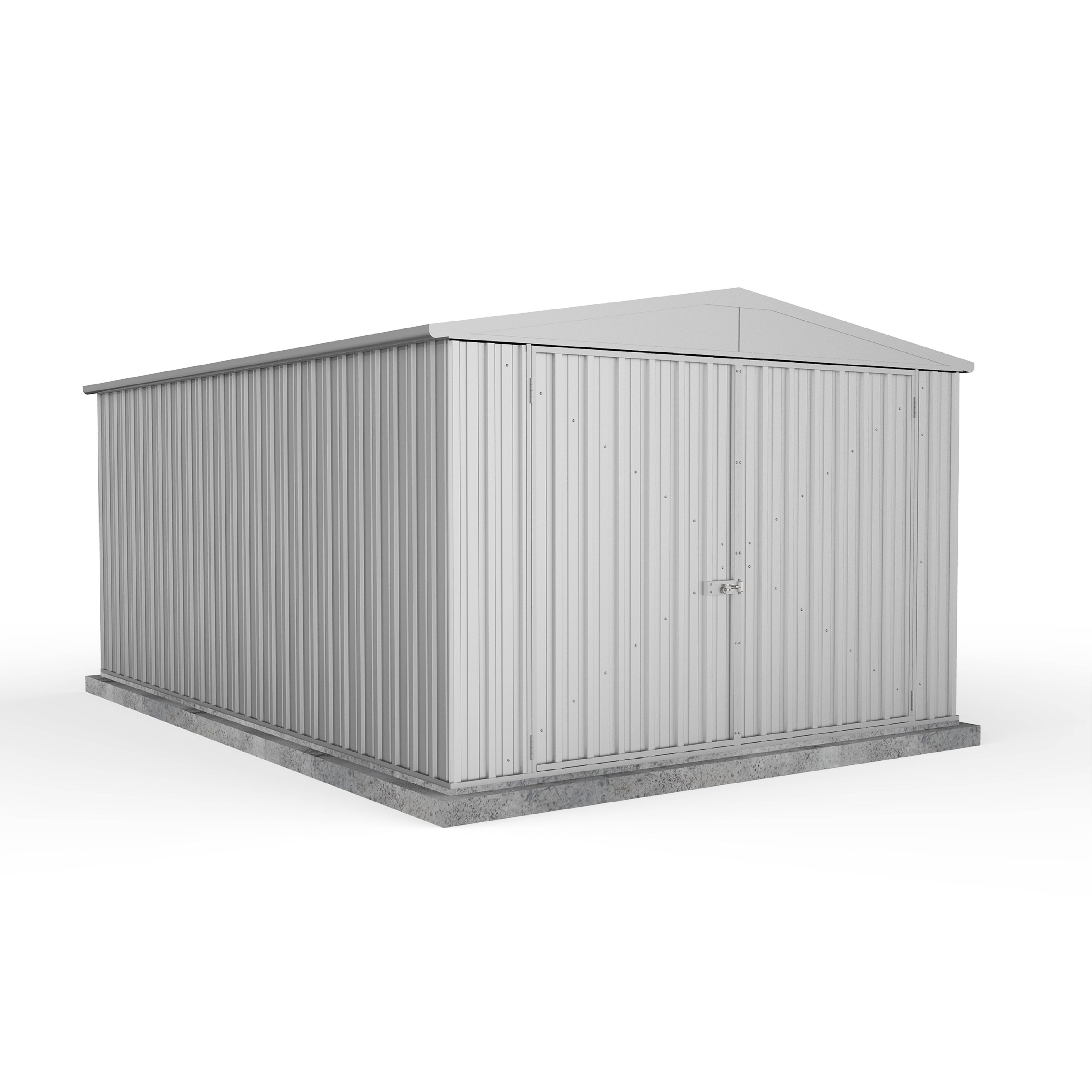 Absco 10x15 ft with Double door Apex Metal Workshop (H)2060mm x (W)3000mm