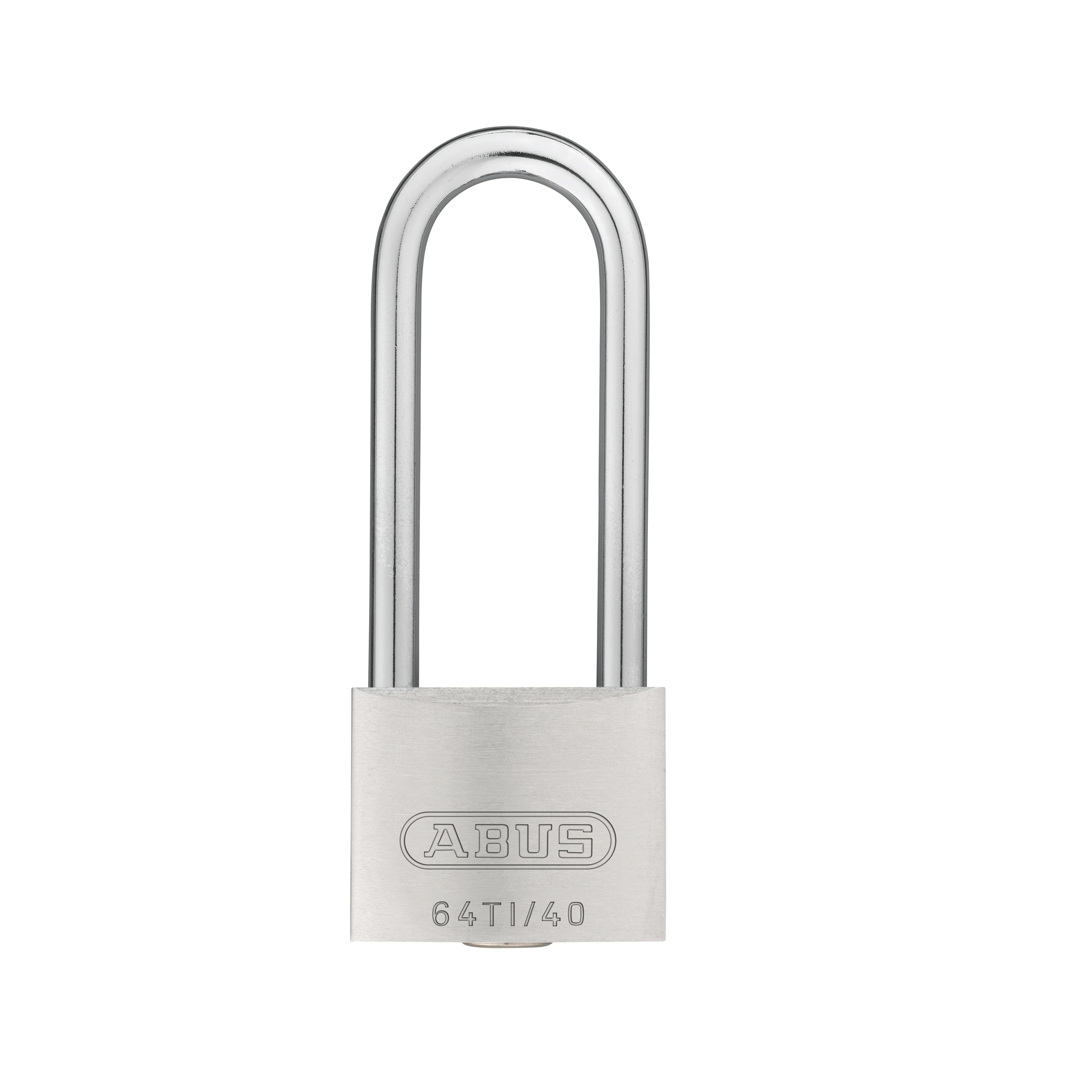 Abus Titalium Hardened steel Keyed Open shackle Padlock (W)40mm