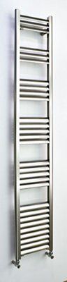 Accuro Korle Champagne Vertical Designer Radiator, (W)300mm x (H)1800mm ...