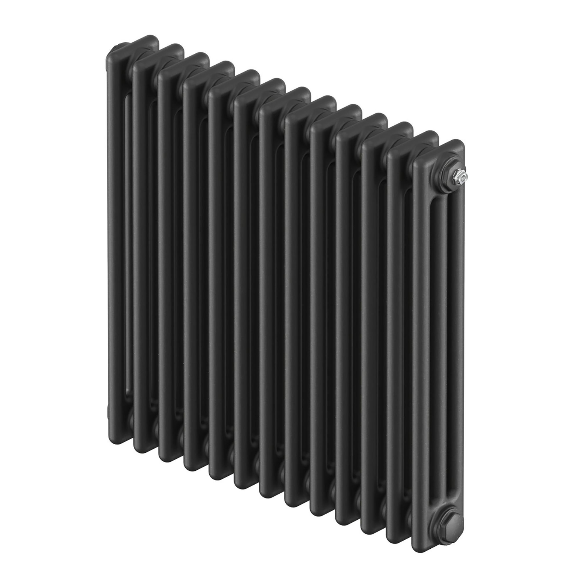 Acova Classic Anthracite 3 Column Radiator, (W)628mm x (H)600mm | DIY ...