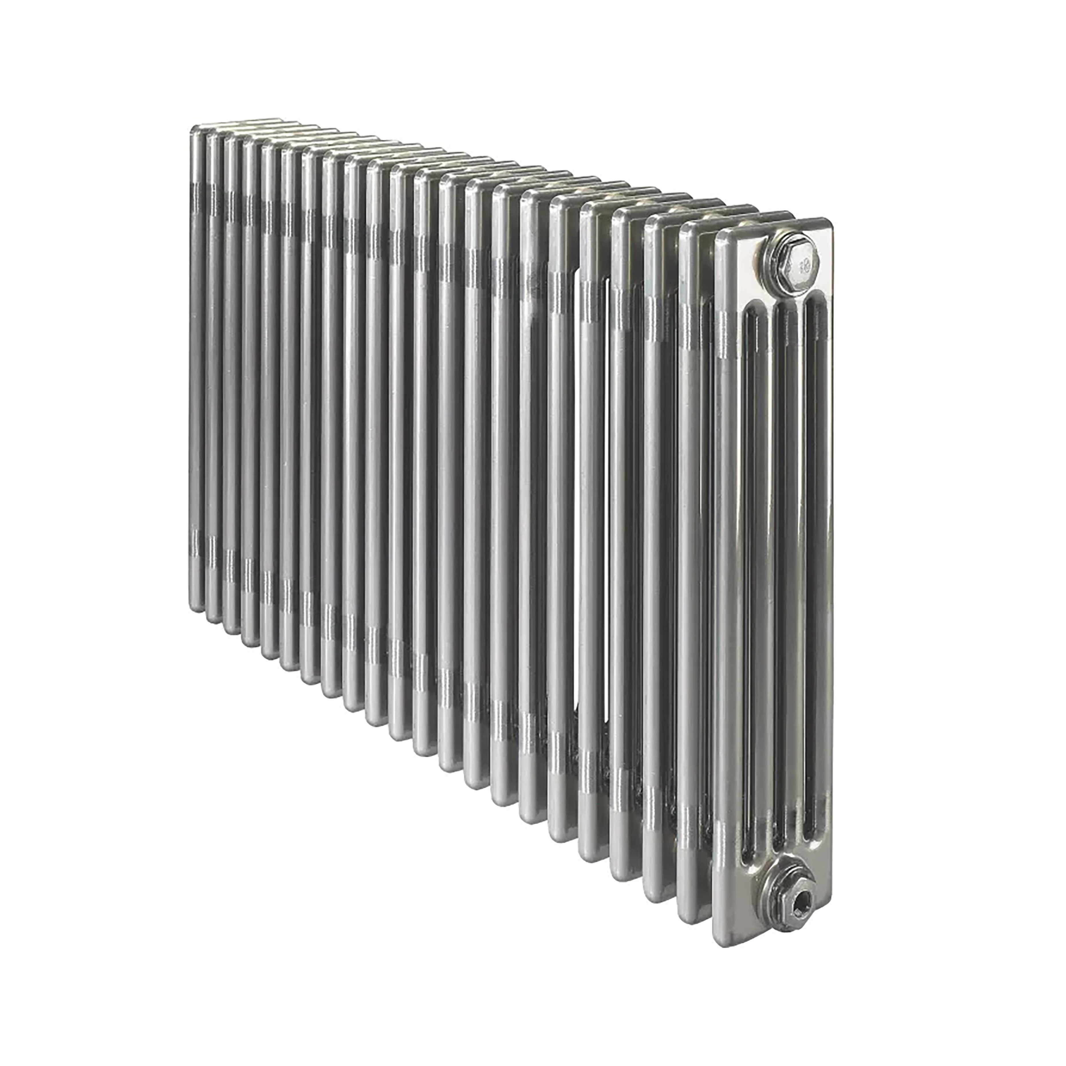 Acova Raw metal 4 Column Radiator, (W)1226mm x (H)600mm at B&Q