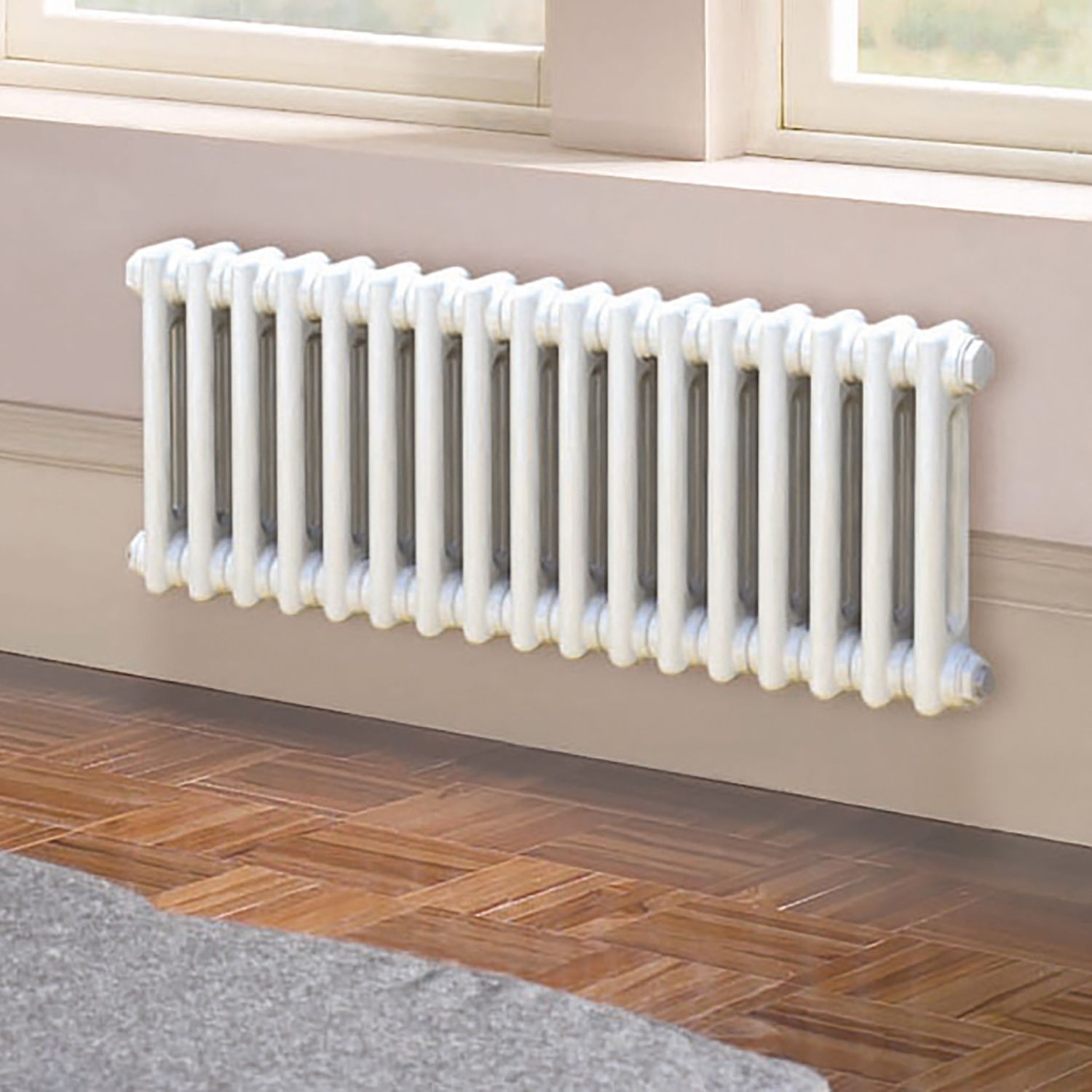 Acova White 2 Column Radiator, (W)812mm x (H)300mm | DIY at B&Q