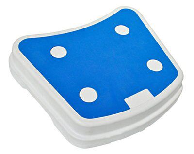 Active Living Blue Non-slip Stackable bath step | DIY at B&Q