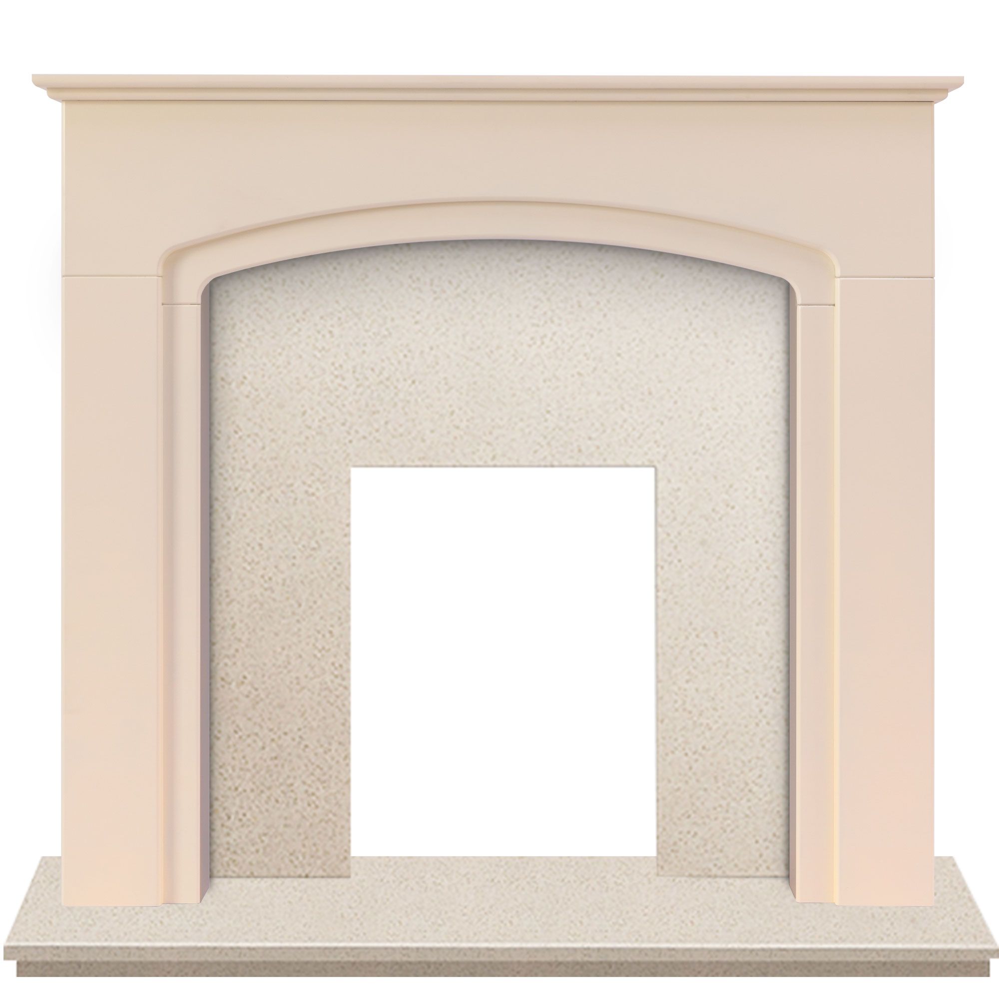 Adam Tamworth Cream Fire surround | DIY at B&Q
