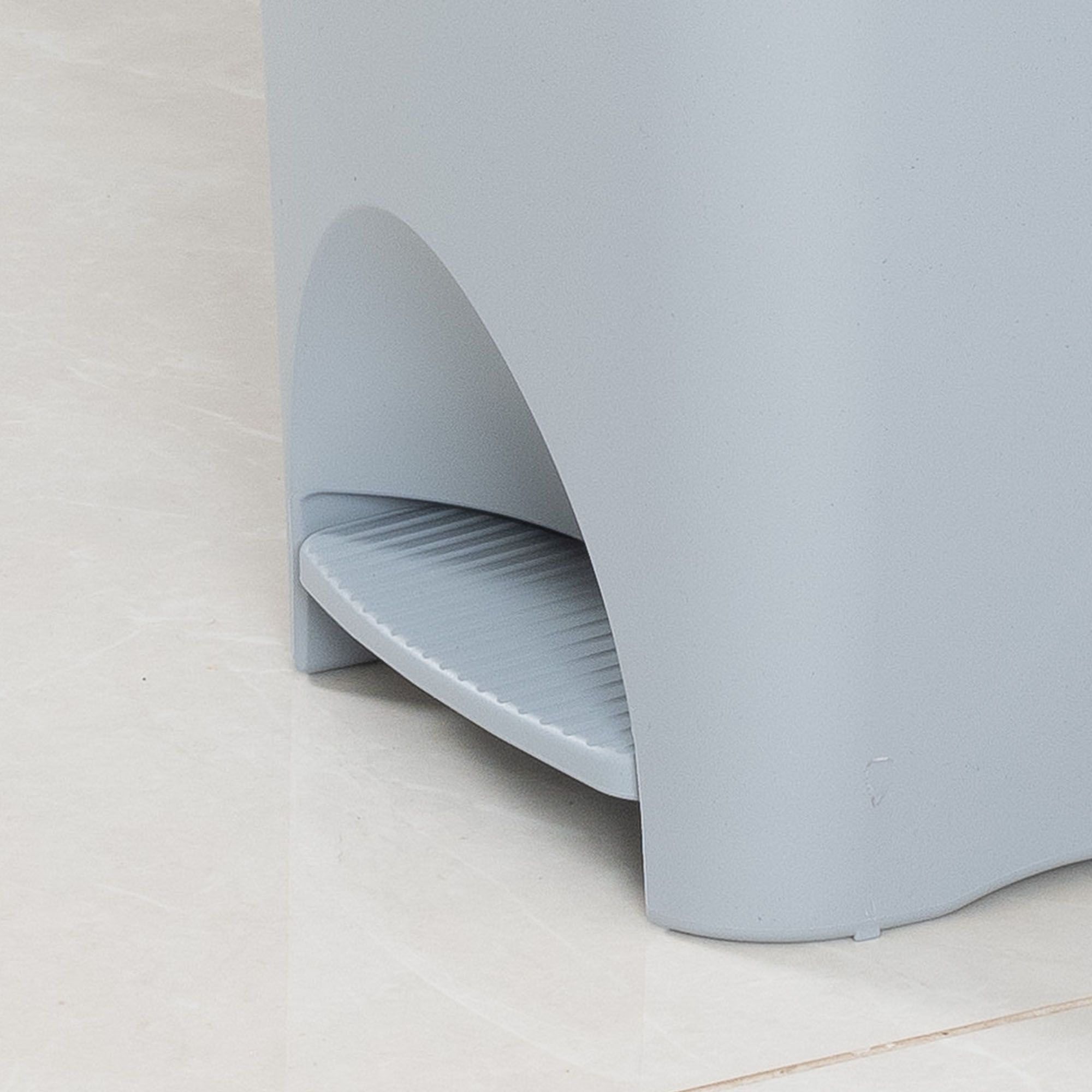 Addis Eco Range Pedal Standard Grey Plastic Bin - 40L Freestanding