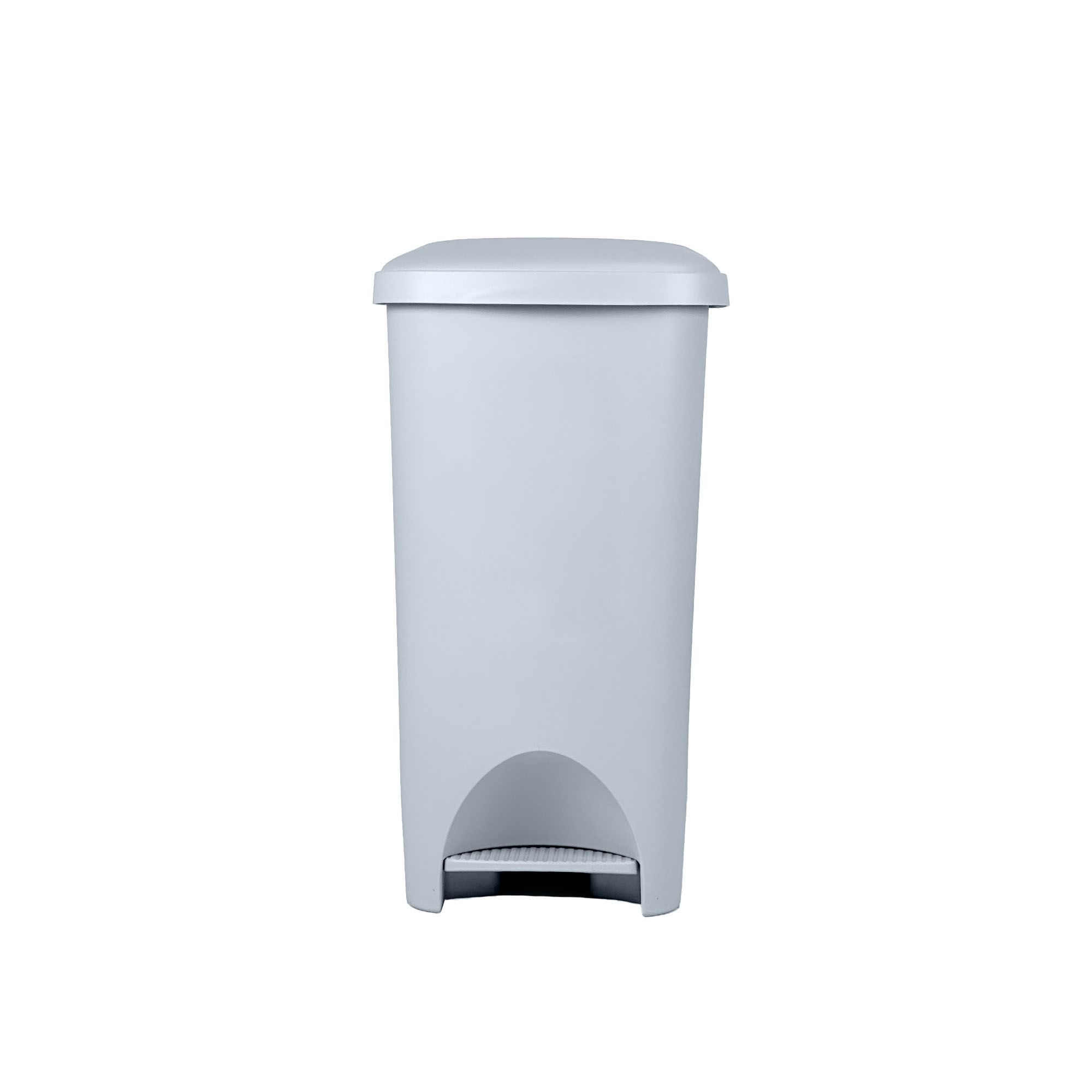 Addis Eco Range Pedal Standard Grey Plastic Bin - 40L Freestanding