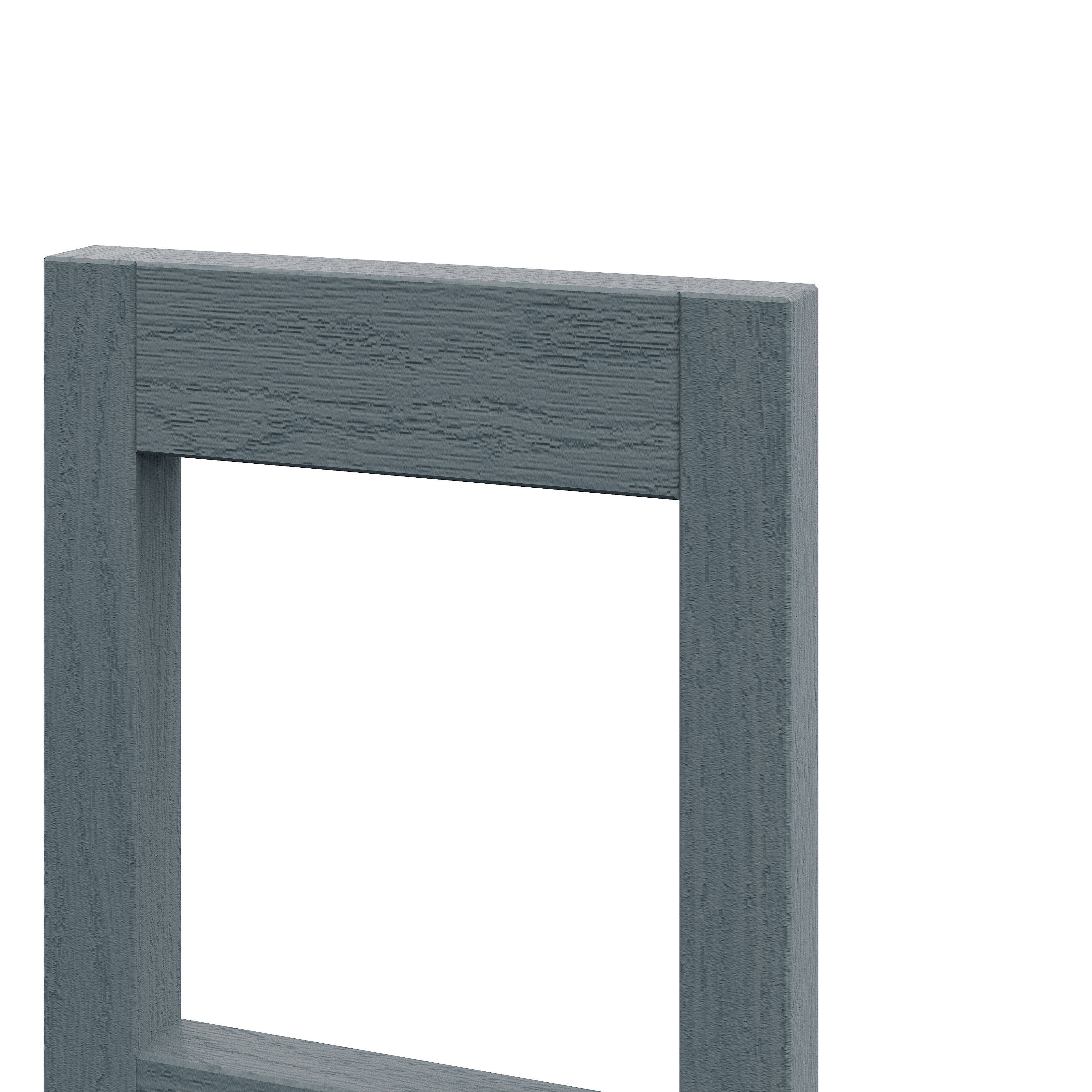 Alpinia Matt Dusk Blue Wine rack fascia, (H)715mm (W)147mm