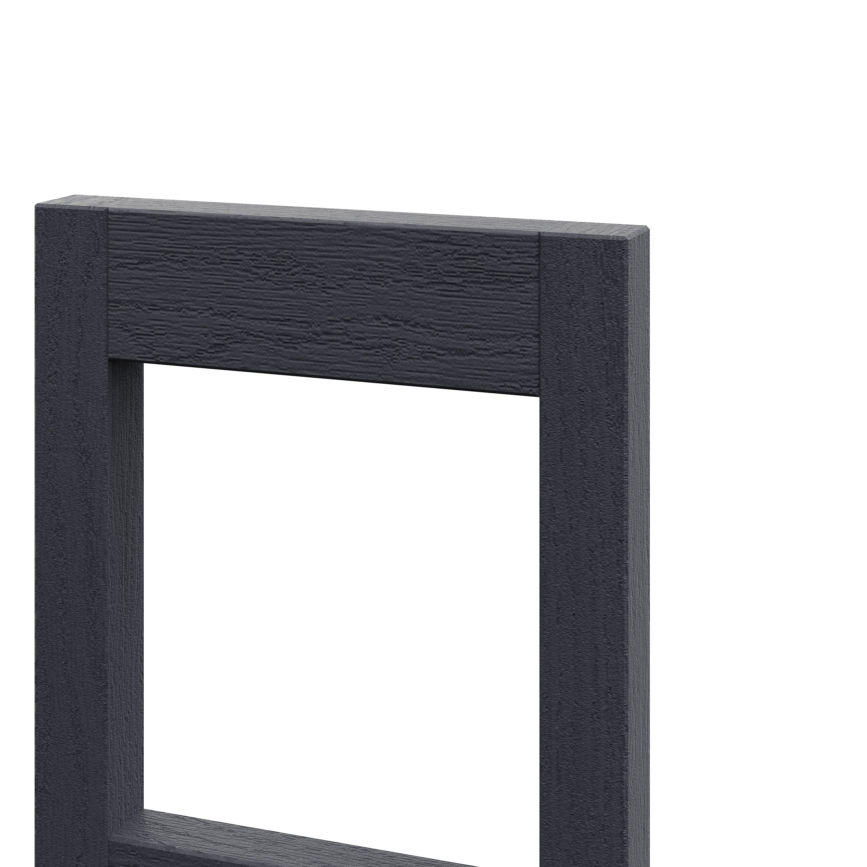Alpinia Matt midnight navy Wine rack fascia, (H)715mm(W)147mm