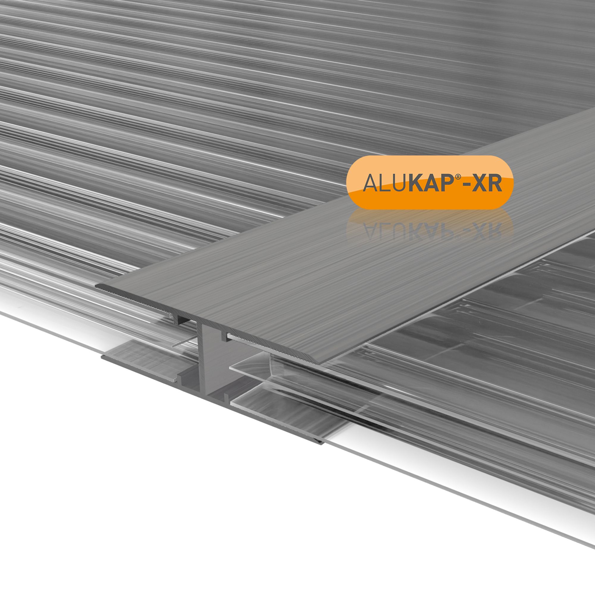 Alukap Silver Jointing strip (W)16mm