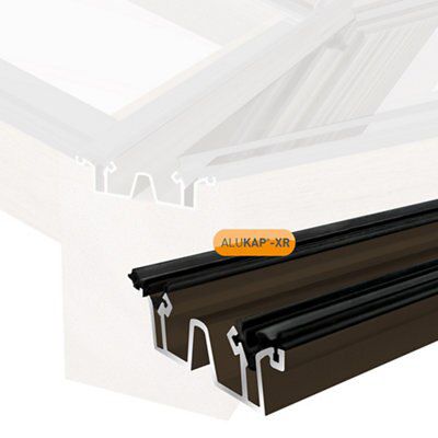 Alukap XR Aluminium Roof valley bar, (L)4.8m (W)80mm (T)20mm | DIY at B&Q