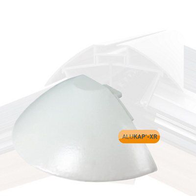 Alukap XR Ridge radius end cap (L)90mm (W)180mm | DIY at B&Q