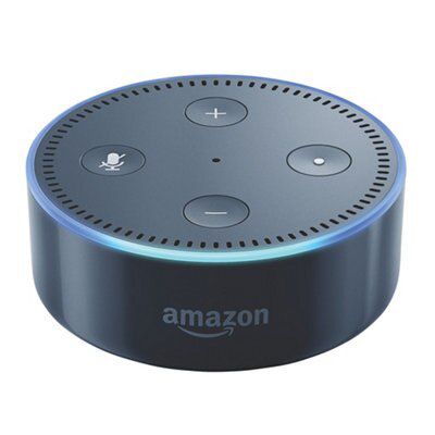 Amazon Dot Voice assistant Black | DIY at B&Q