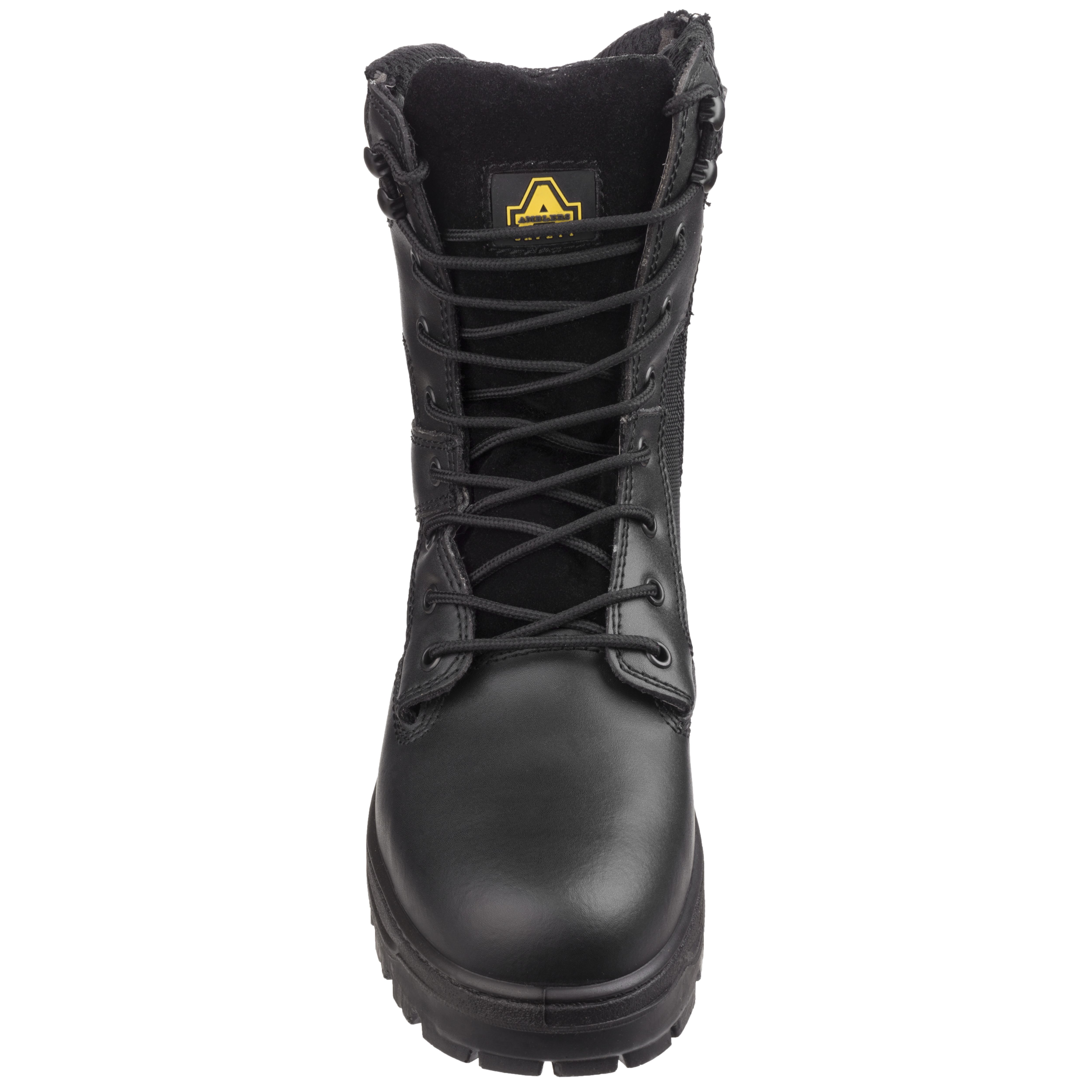 Amblers High top Black Safety boots, Size 4