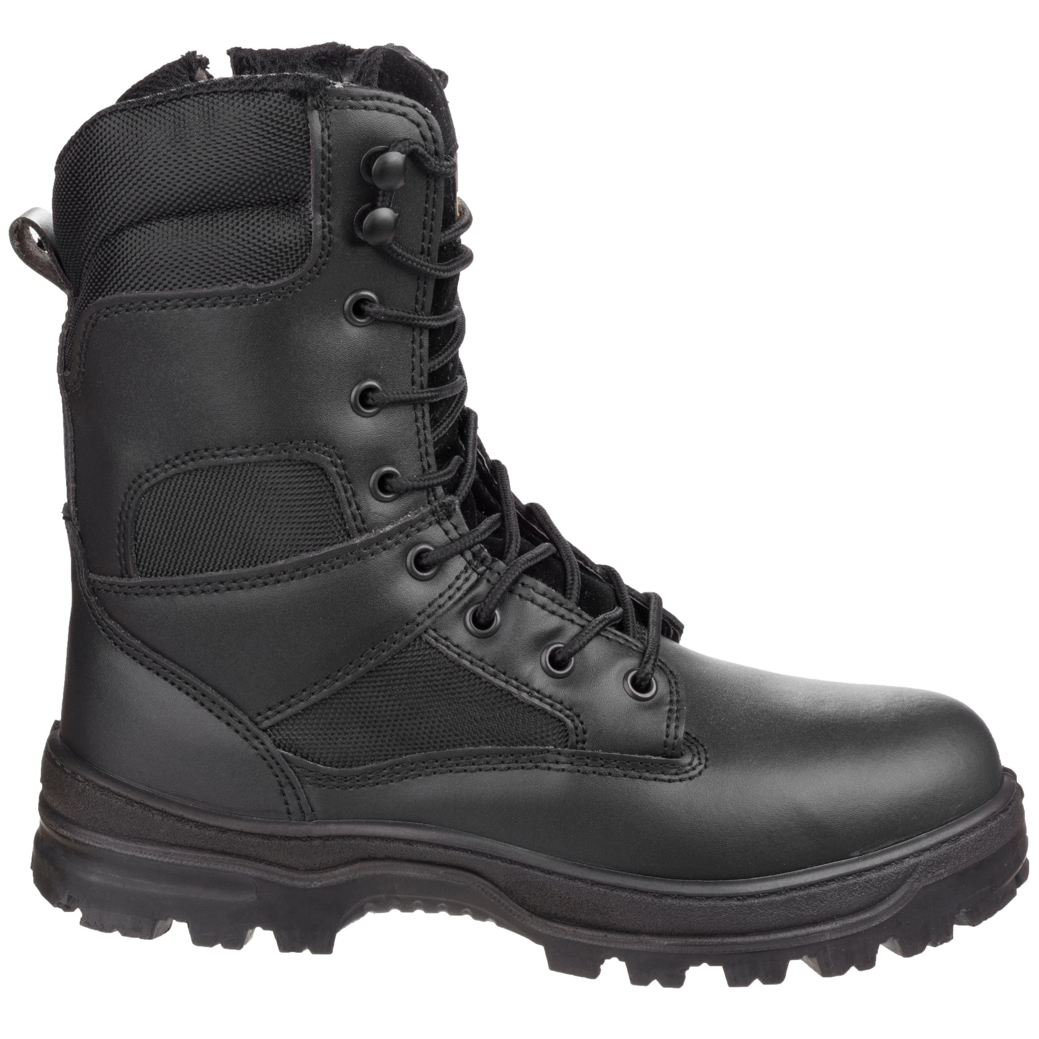 Amblers High top Black Safety boots, Size 7