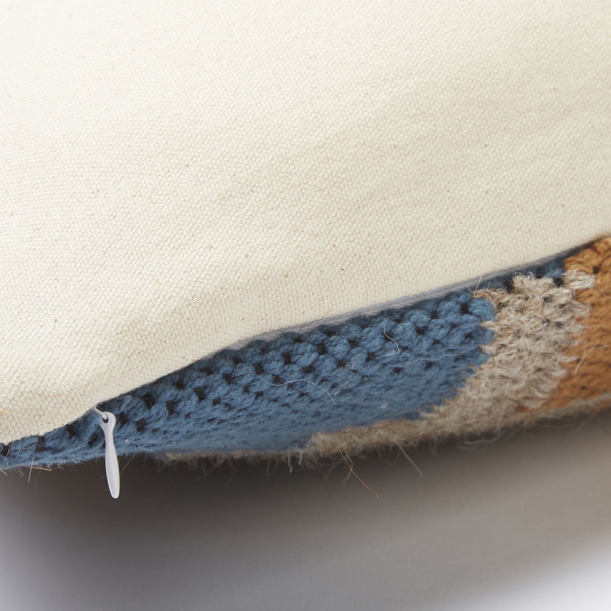 Ambre Multicolour Rug loop Woven & jacquard effect Indoor Cushion, (L ...