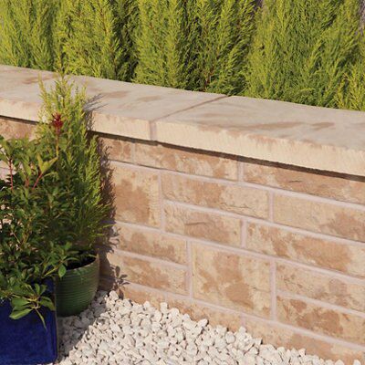 Ancestry Cream Double-sided Walling stone (L)225mm (T)100mm, Pack of 200