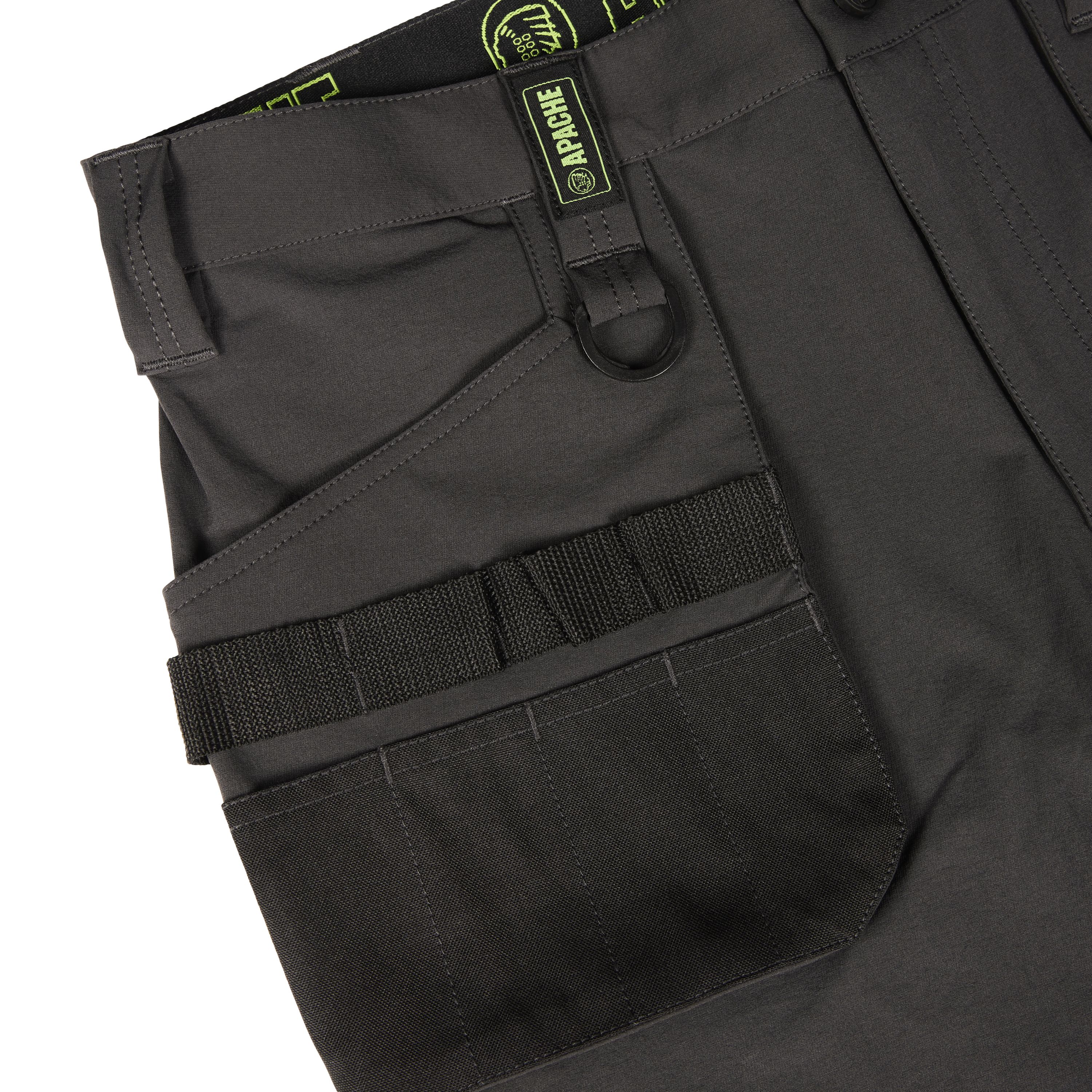 Apache Yellowknife Grey & black Men's Holster pocket trousers, W30