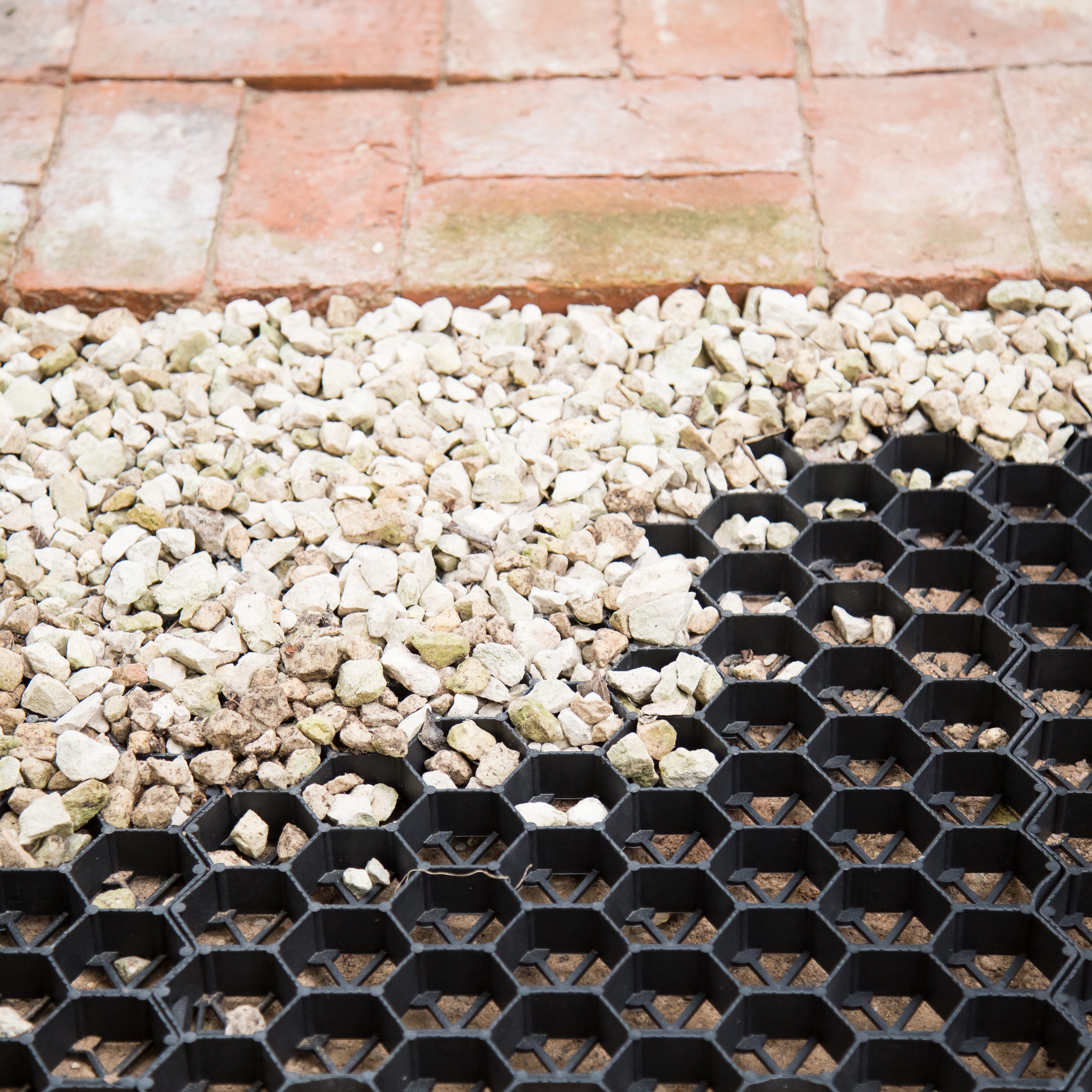 Apollo Gardening Black Pathway Gravel stabilisation tile (L)590mm (W ...