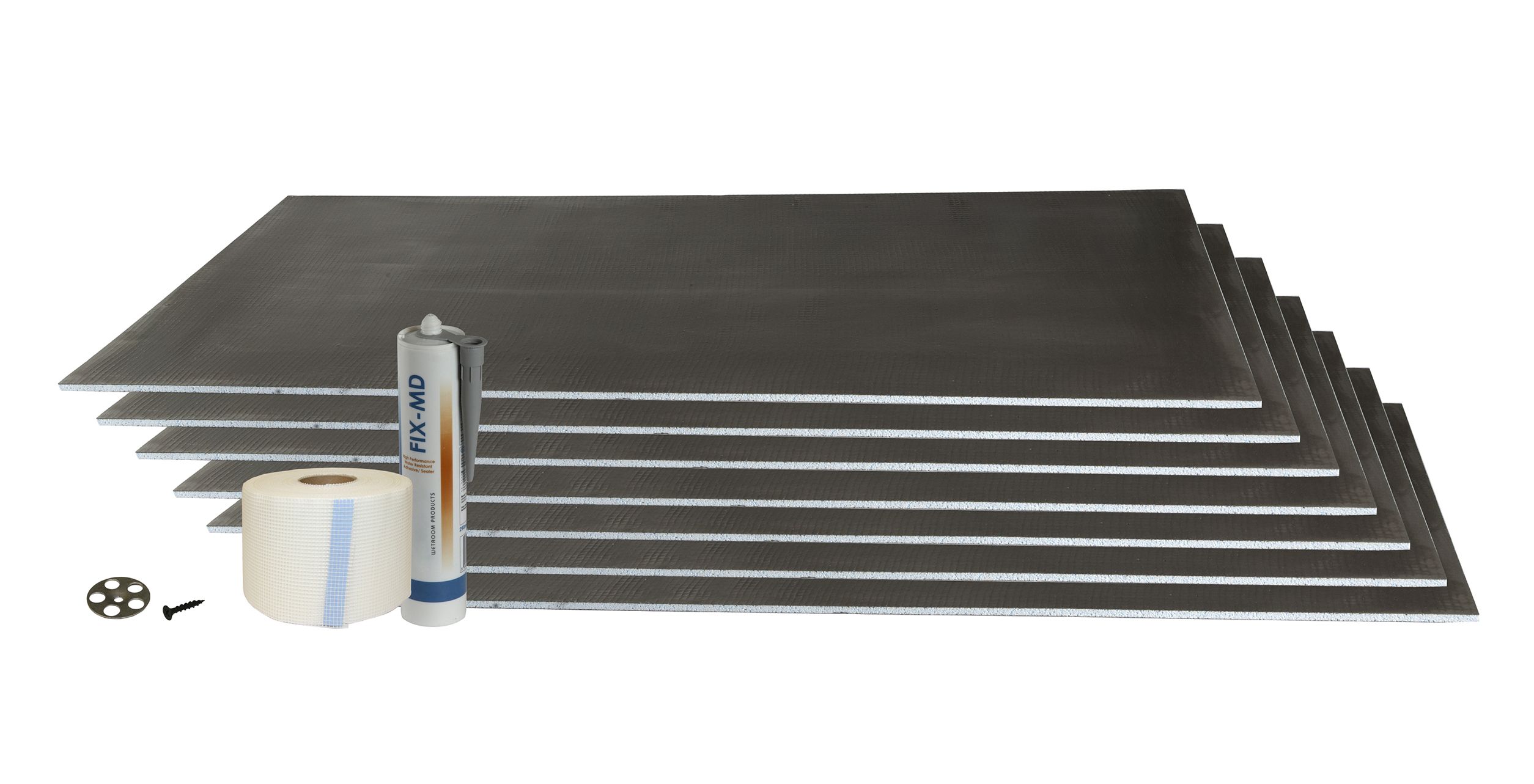 Aquadry Backer board, (L)1200mm (W)600mm (T)10mm Pack of 6