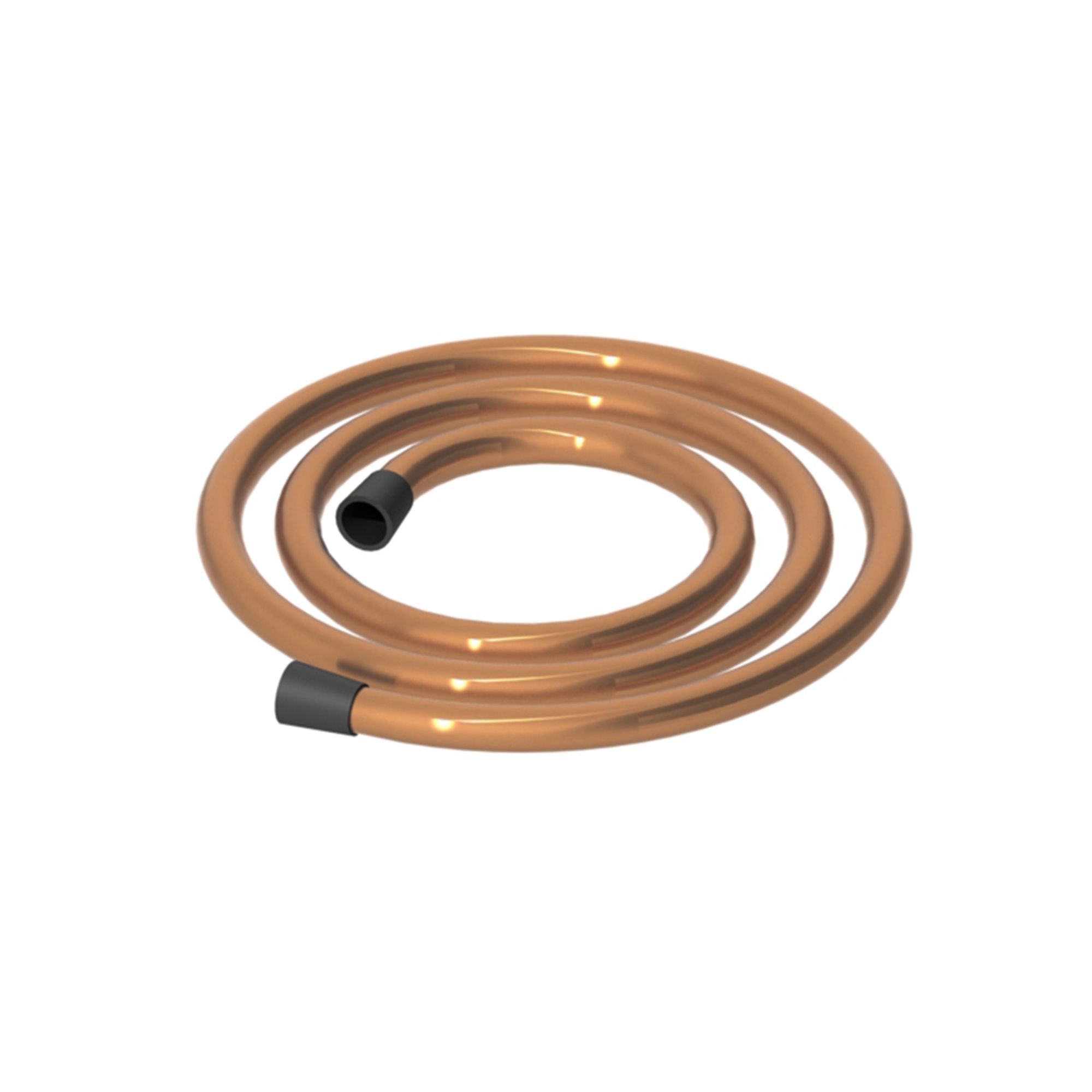 Aquadry Oria Matt Bronze effect Polyvinyl chloride (PVC) Shower hose ...