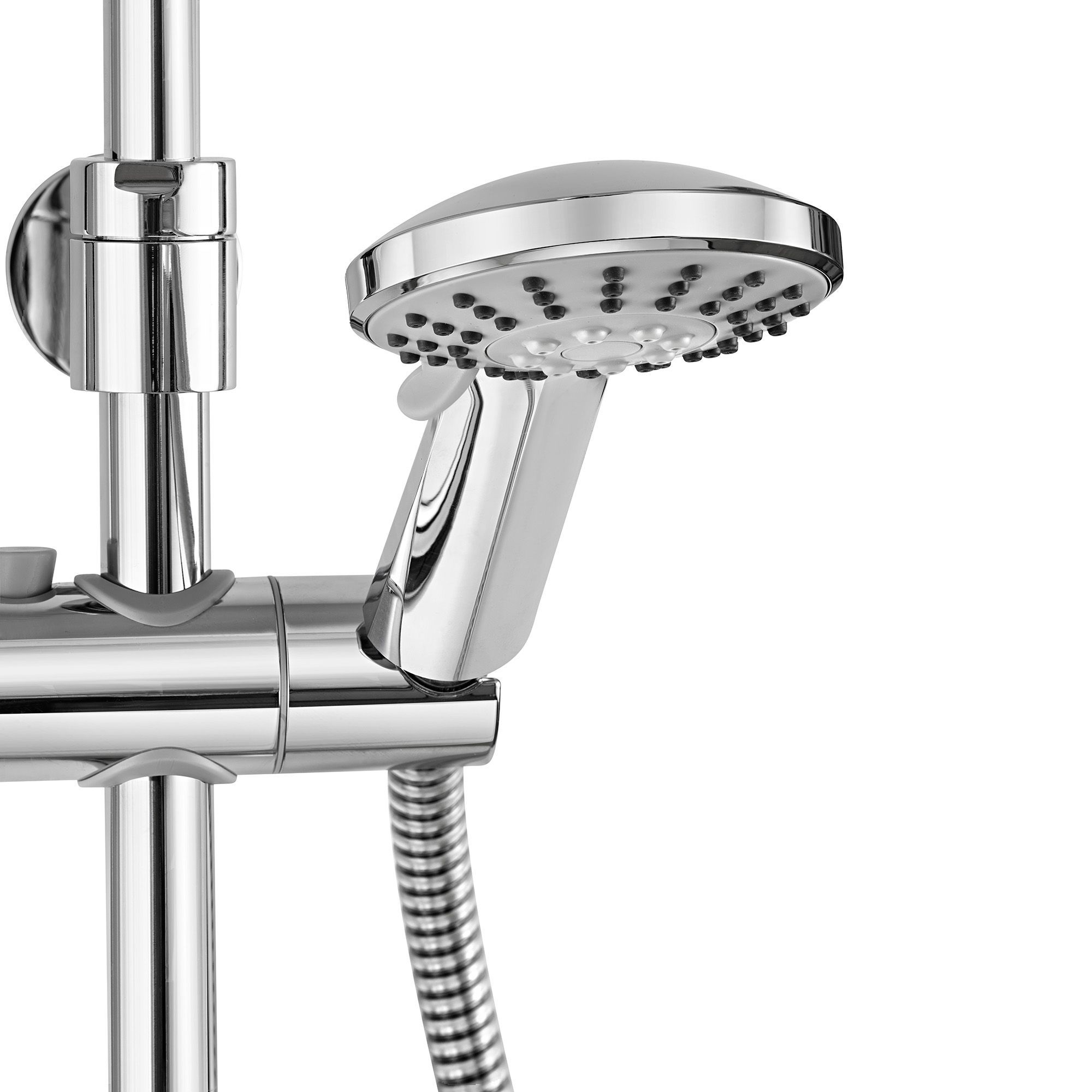 Aqualisa AQ150 Chrome effect Manual Mixer shower | DIY at B&Q