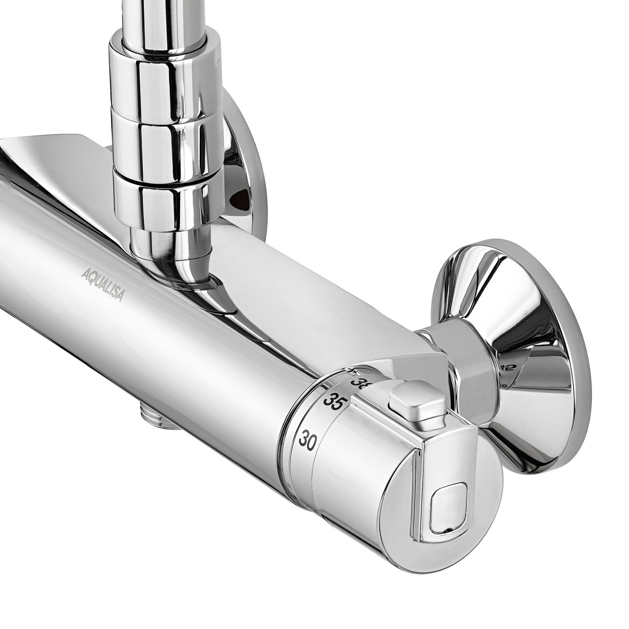 Aqualisa AQ150 Chrome effect Manual Mixer shower | DIY at B&Q