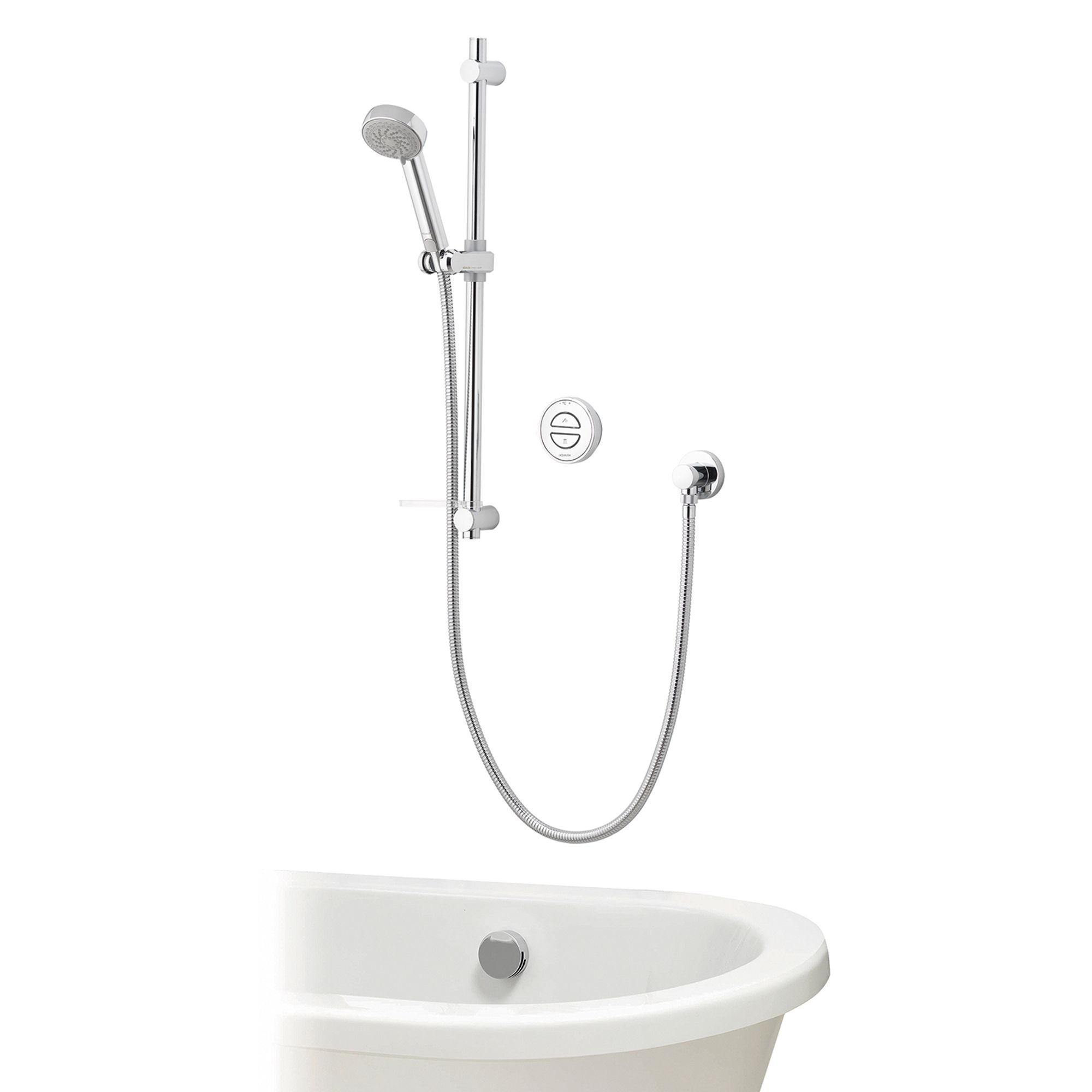 Aqualisa Smart Link Concealed valve HP/Combi Smart Digital Shower with ...