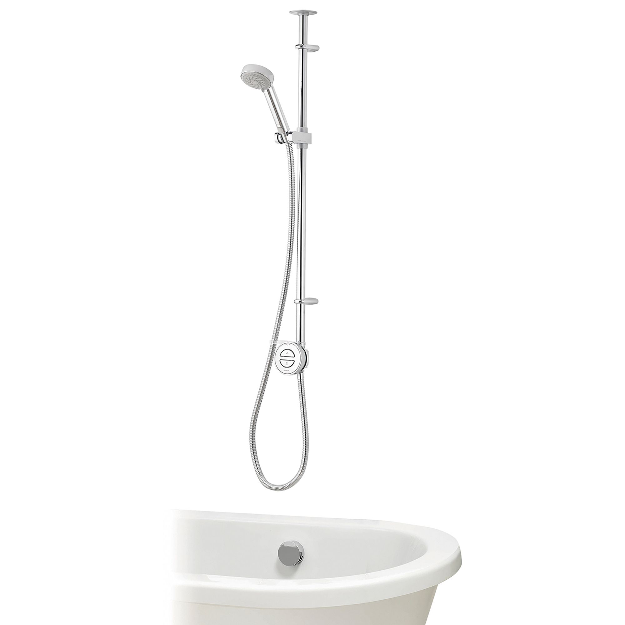 Aqualisa Smart Link Exposed valve HP/Combi Smart Digital Shower with ...
