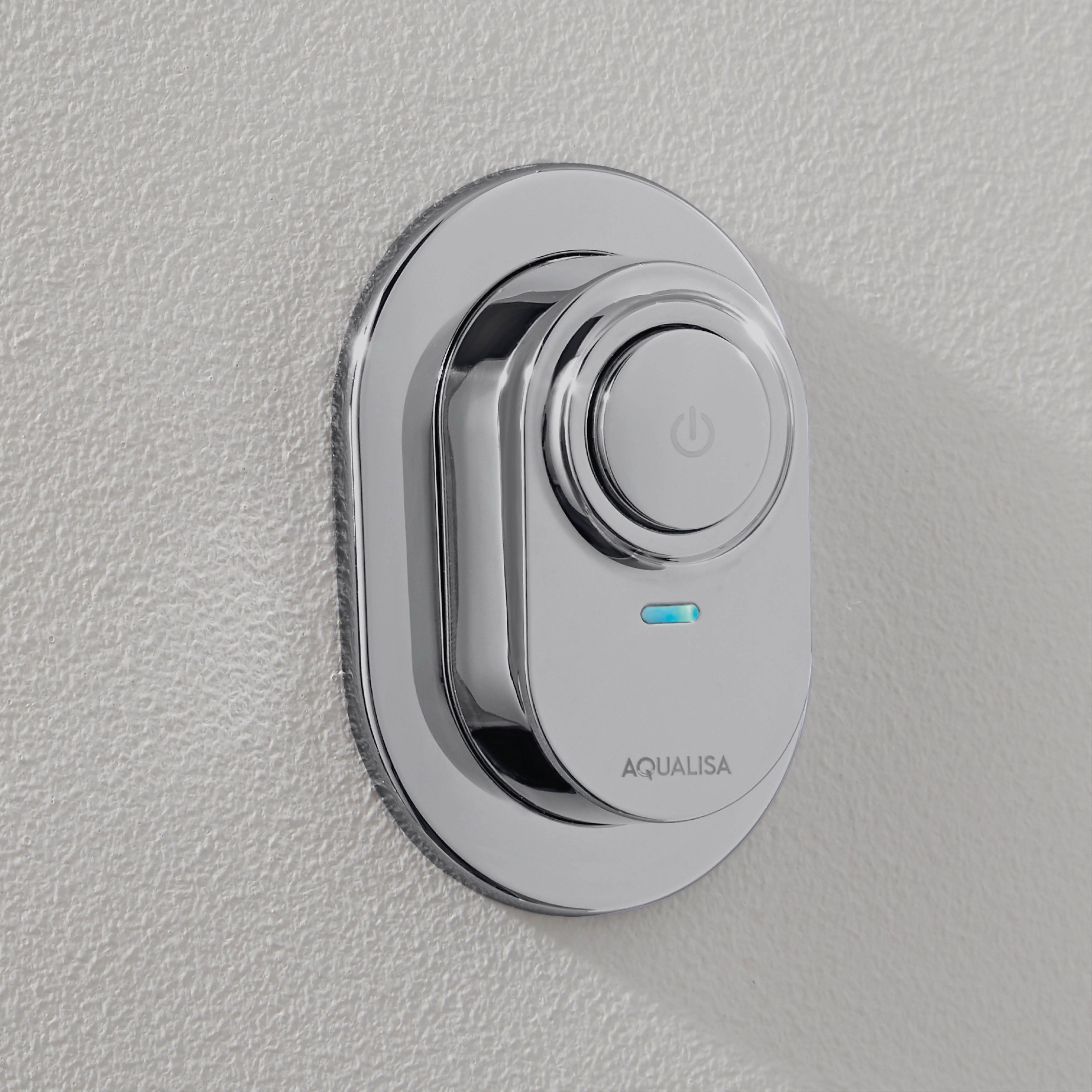 Aqualisa Visage Smart Chrome effect 2 Outlet Shower remote control