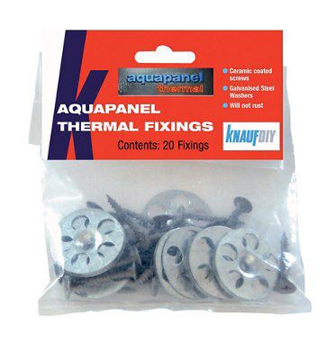 AQUAPANEL THERMAL FIXINGS PACK 20 | DIY at B&Q
