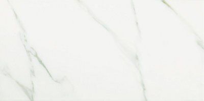 Aquila White Satin Carrara Stone effect Ceramic Wall Tile, Pack of 5 ...