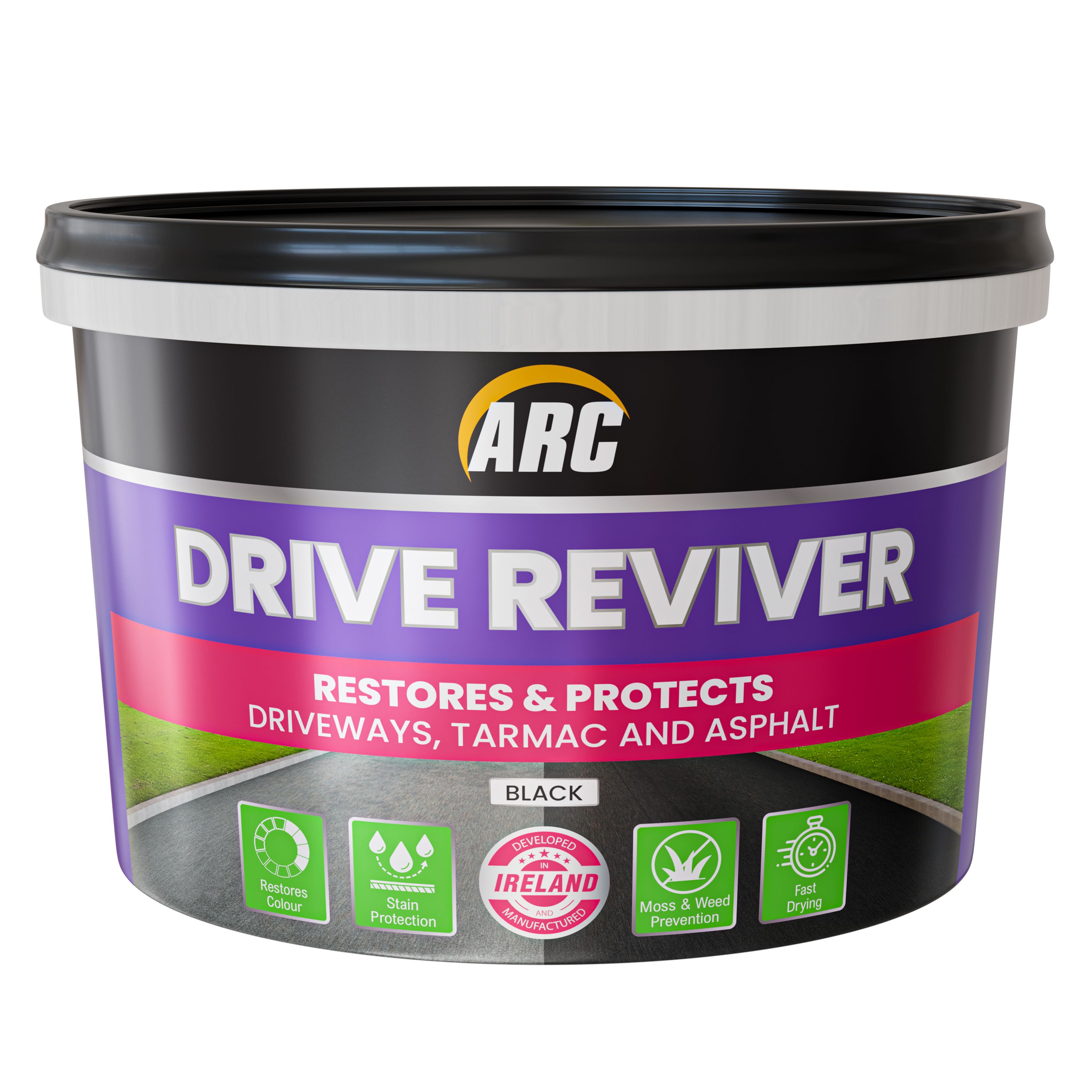 Arc Drive Reviver Asphalt & tarmac restorer, 10L Tub