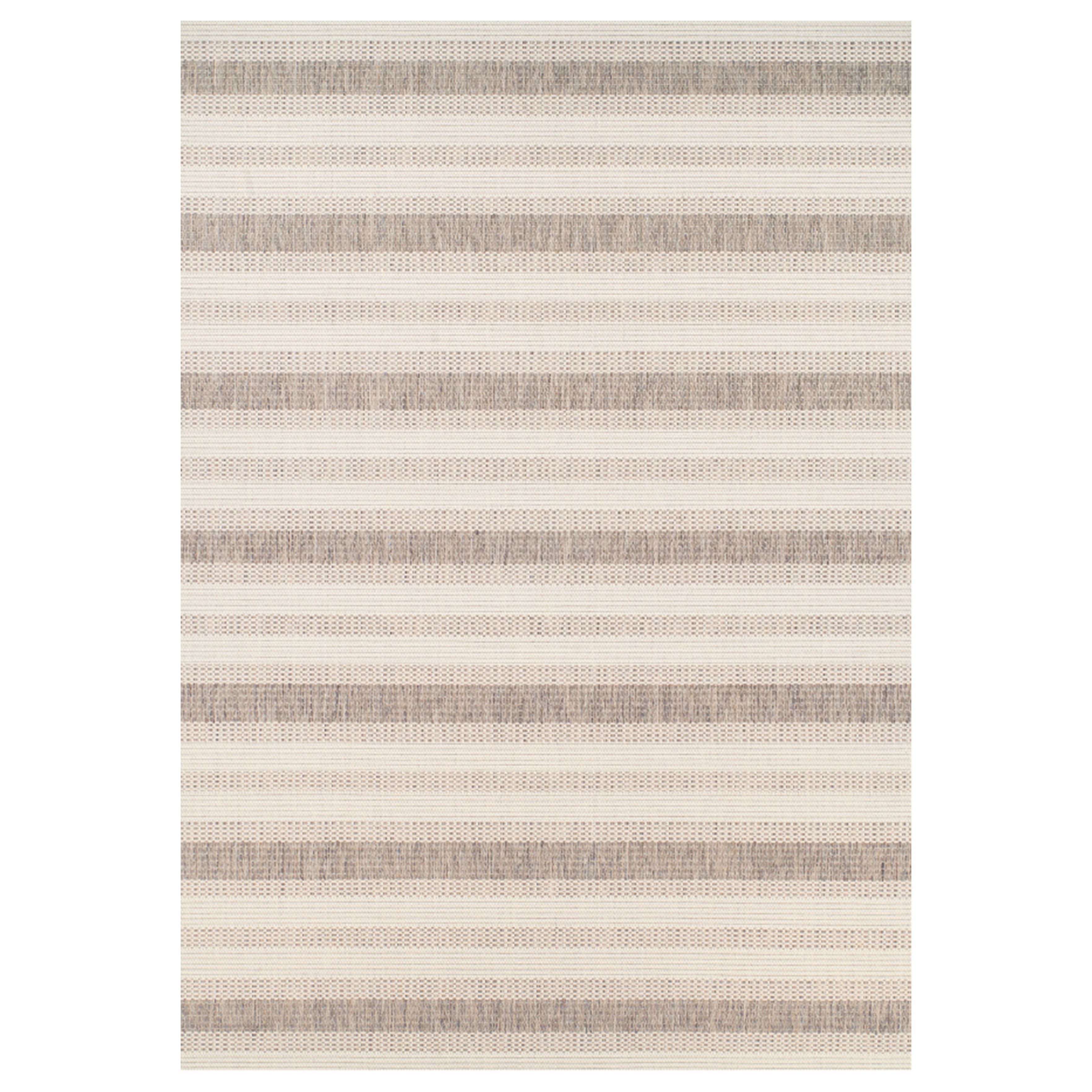 Ariana Striped Cream Rug 230cmx160cm | DIY at B&Q