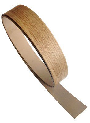 Arlington Oak Wood effect Worktop edging tape, (L)1.5m | DIY at B&Q