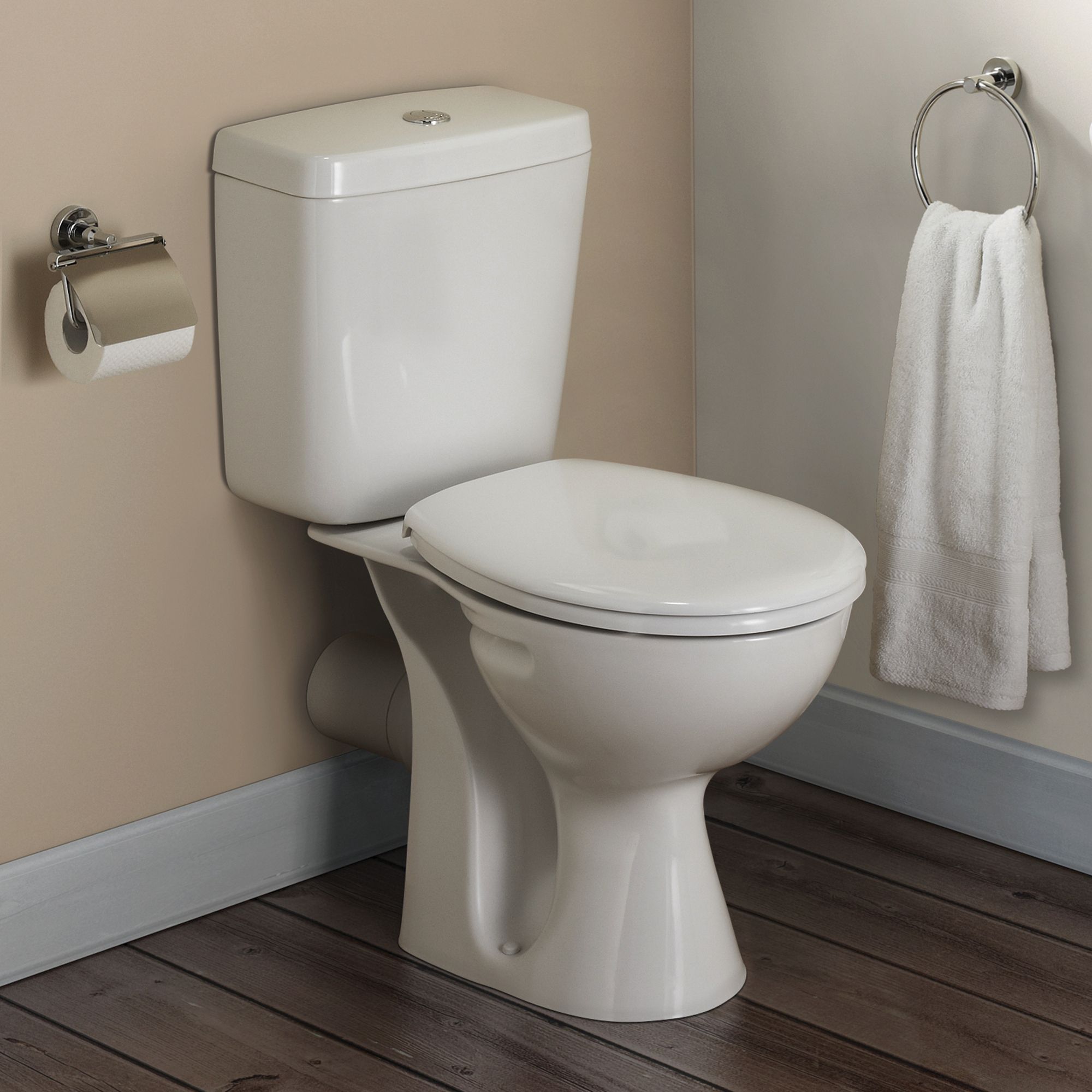 Armitage Shanks Sandringham 21 Close-coupled Toilet with Standard close ...