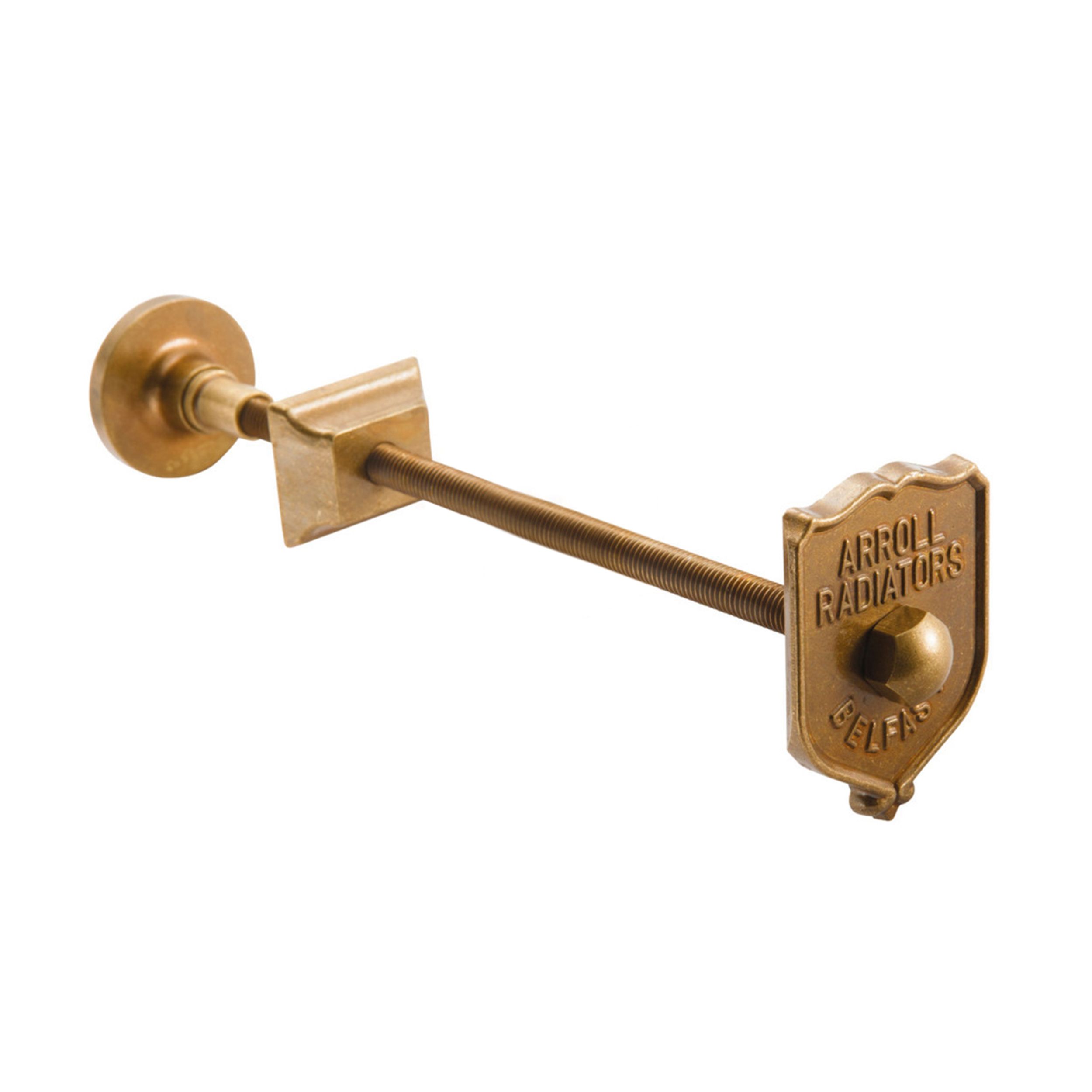 Buy Arroll Copper effect Brass Radiator wall stay (W)50mm | DIY at B&Q