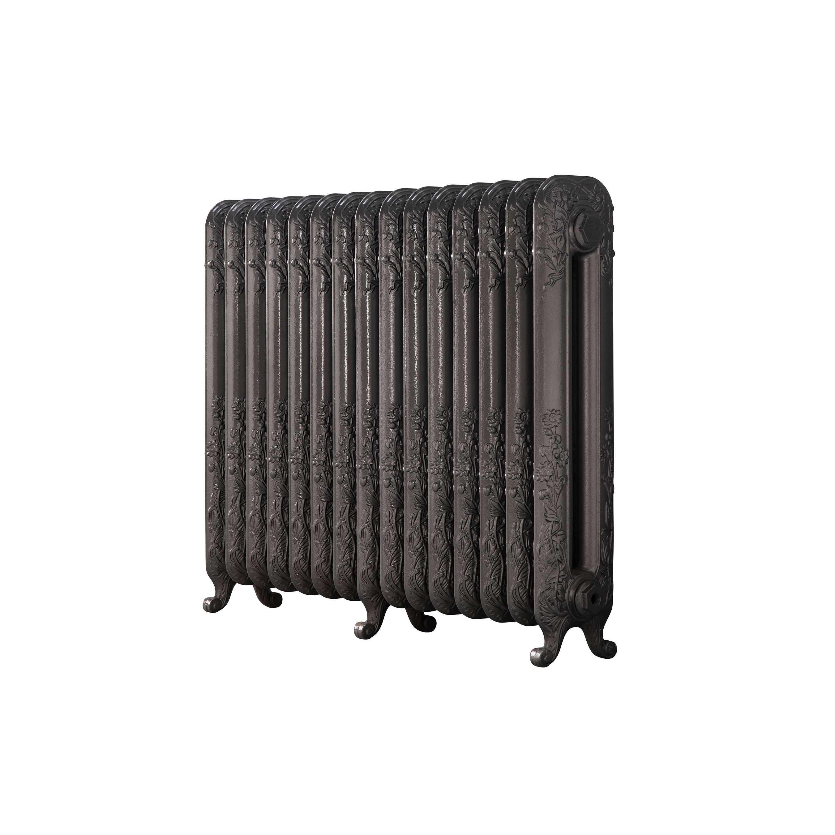 Arroll Daisy Cast iron Grey 15 Column Radiator, (W)1009mm x (H)794mm ...