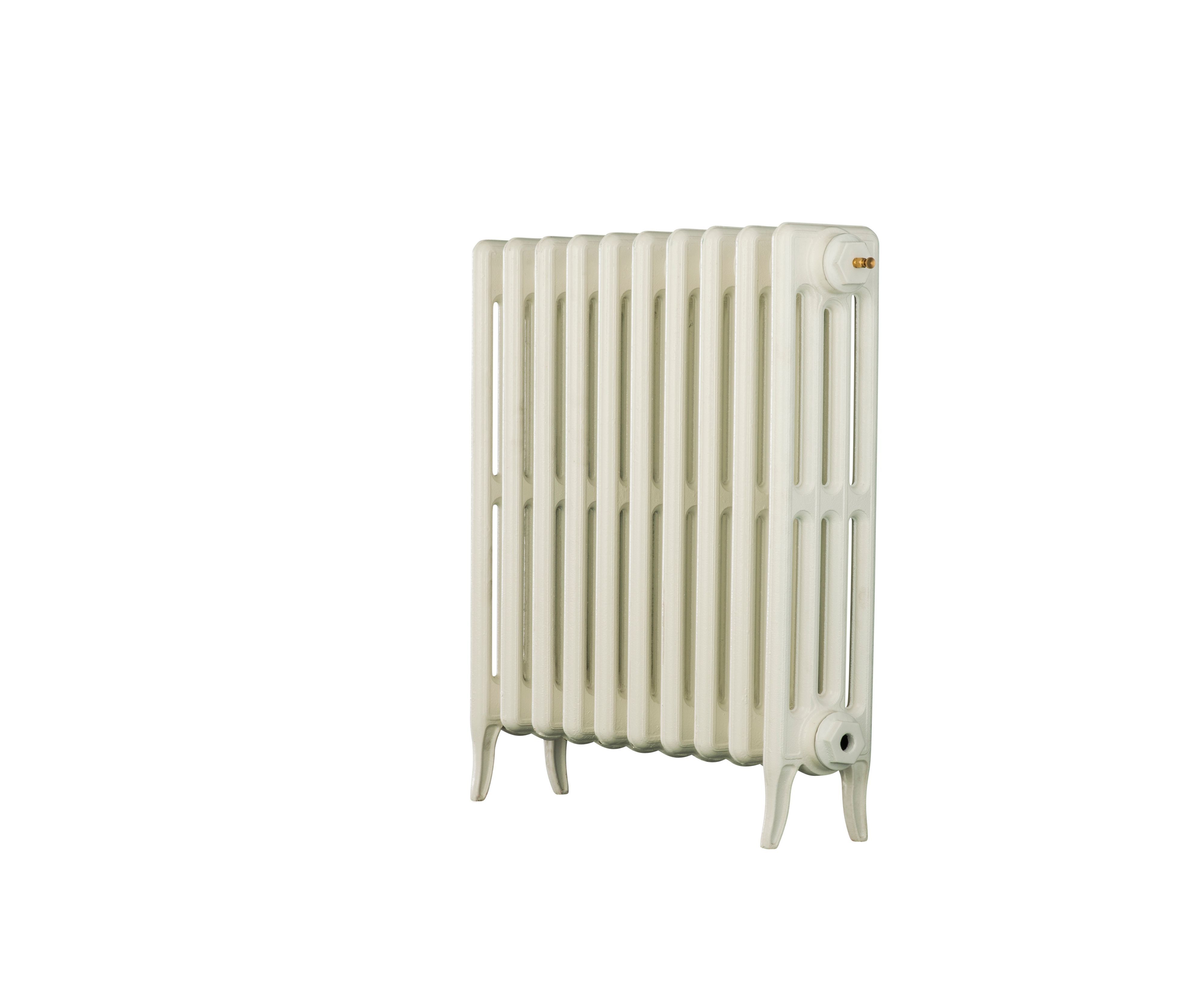 Arroll Neo-Classic White 4 Column Radiator, (W)634mm x (H)660mm