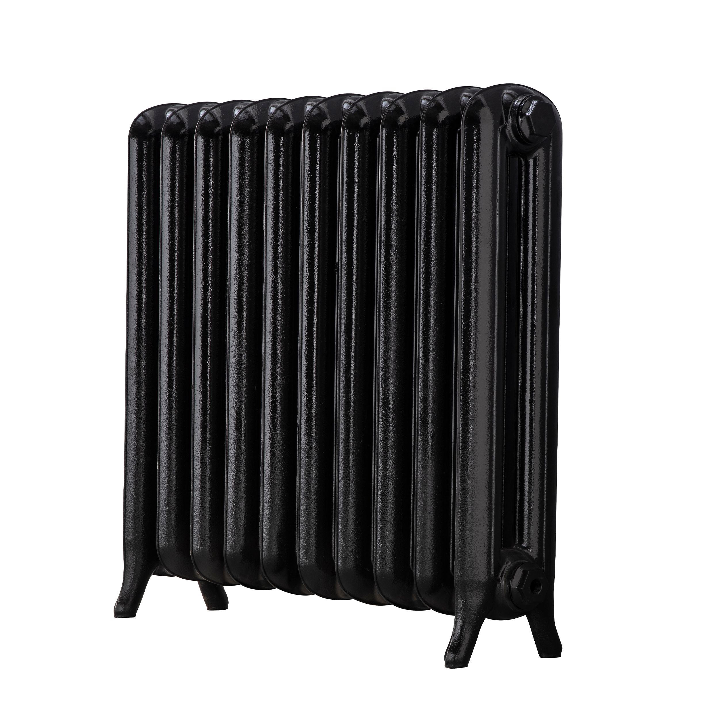 Arroll Princess Cast iron Black 15 Column Radiator, (W)1174mm x (H ...