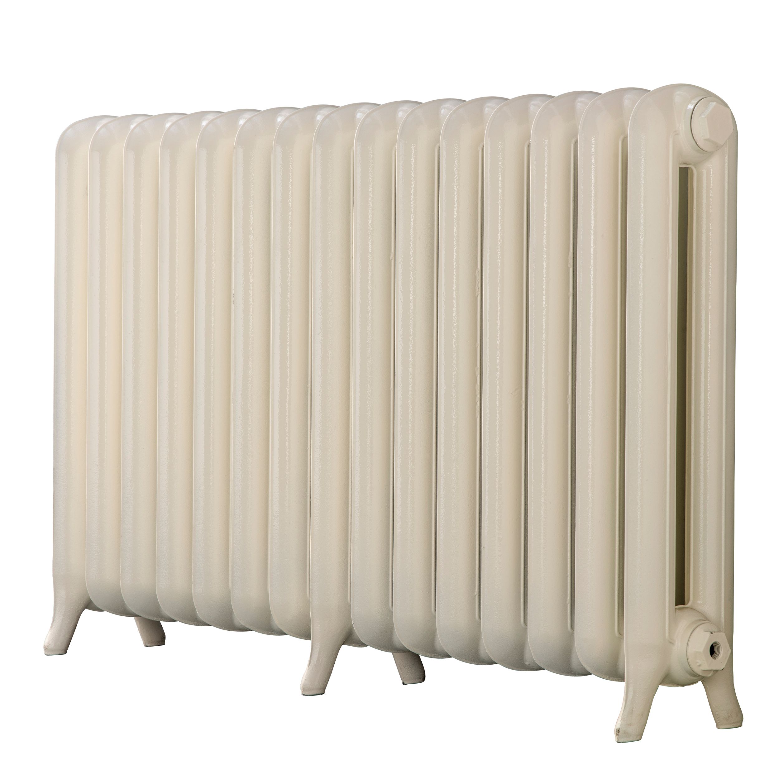 Arroll Princess Cast iron Cream 15 Column Radiator, (W)1174mm x (H ...